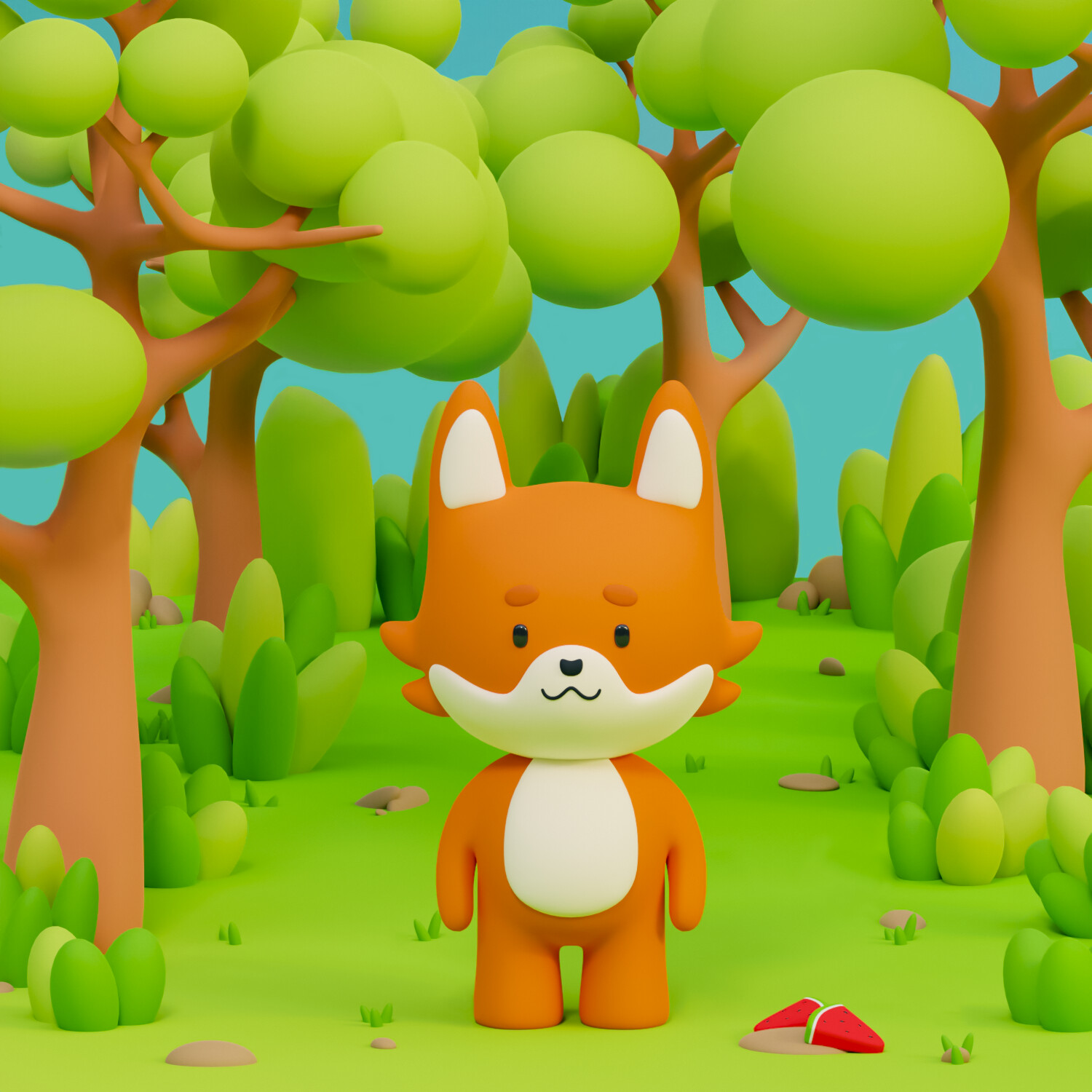 ArtStation - Little fox