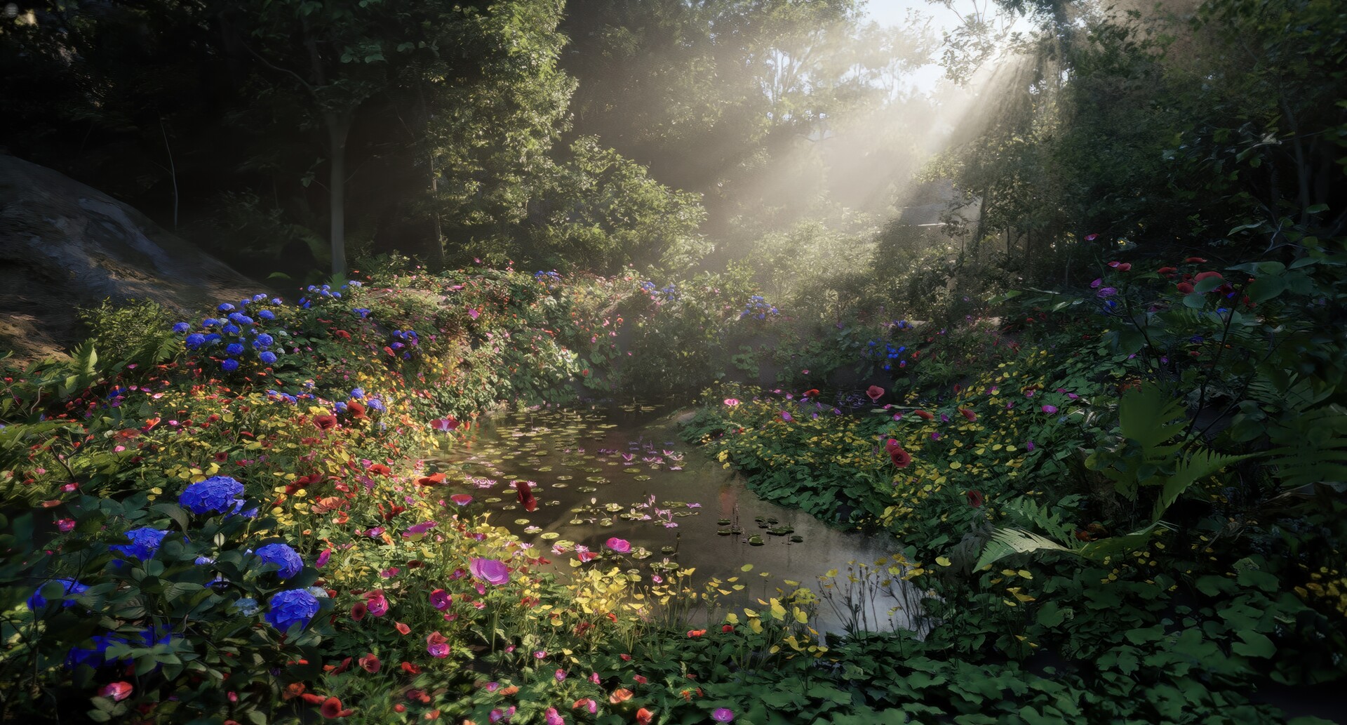 ArtStation - UE5 - Forest Pond