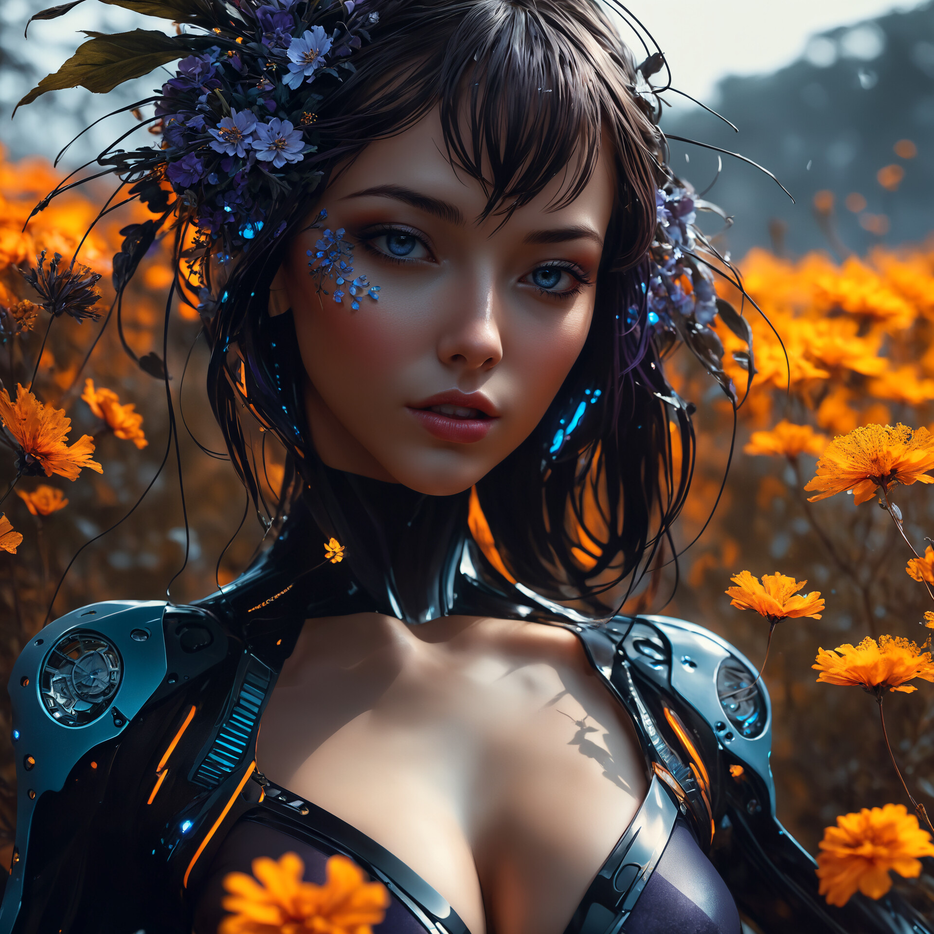 ArtStation - The power of technology and the tenderness of nature (prt 1)