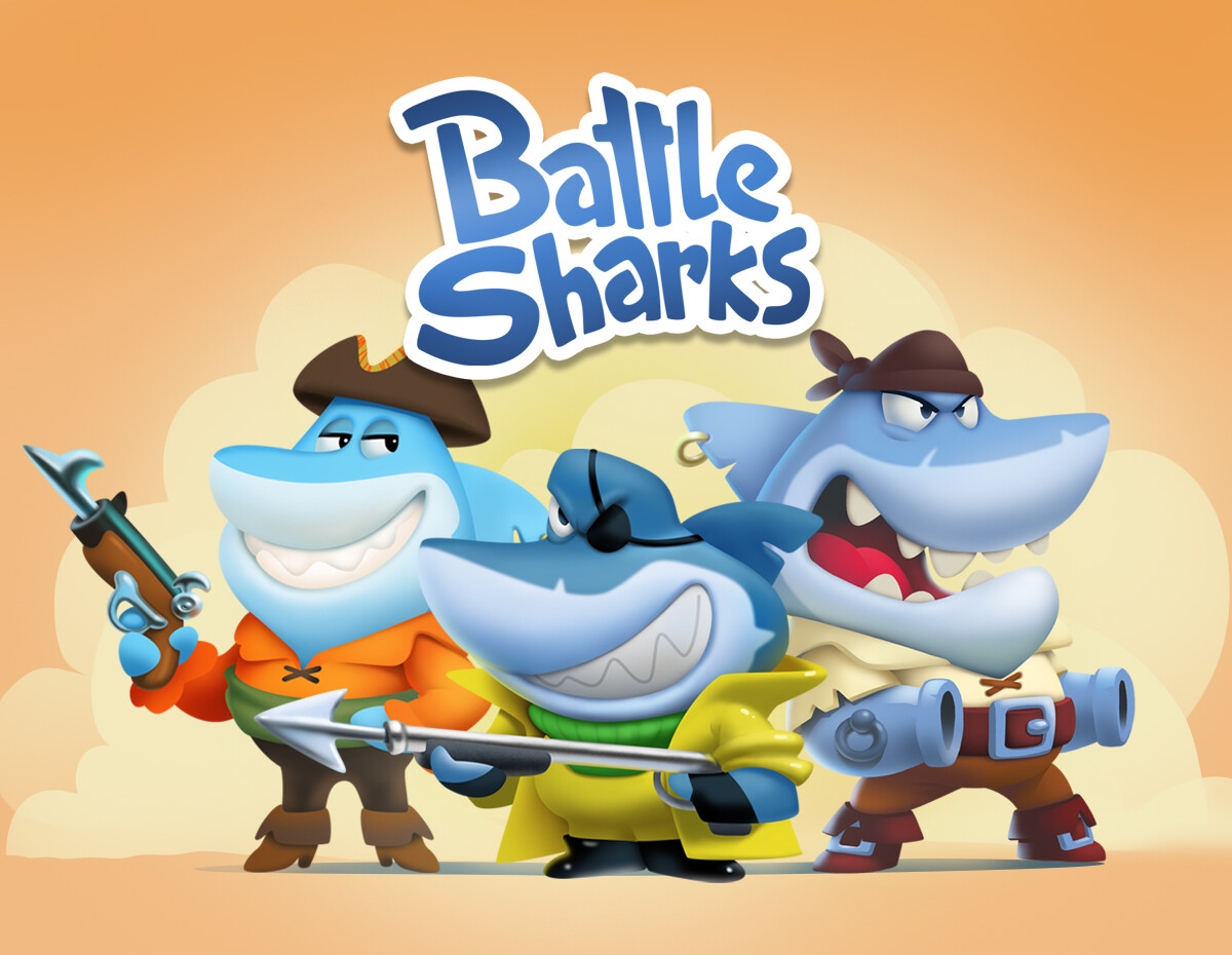 ArtStation - Battle Sharks