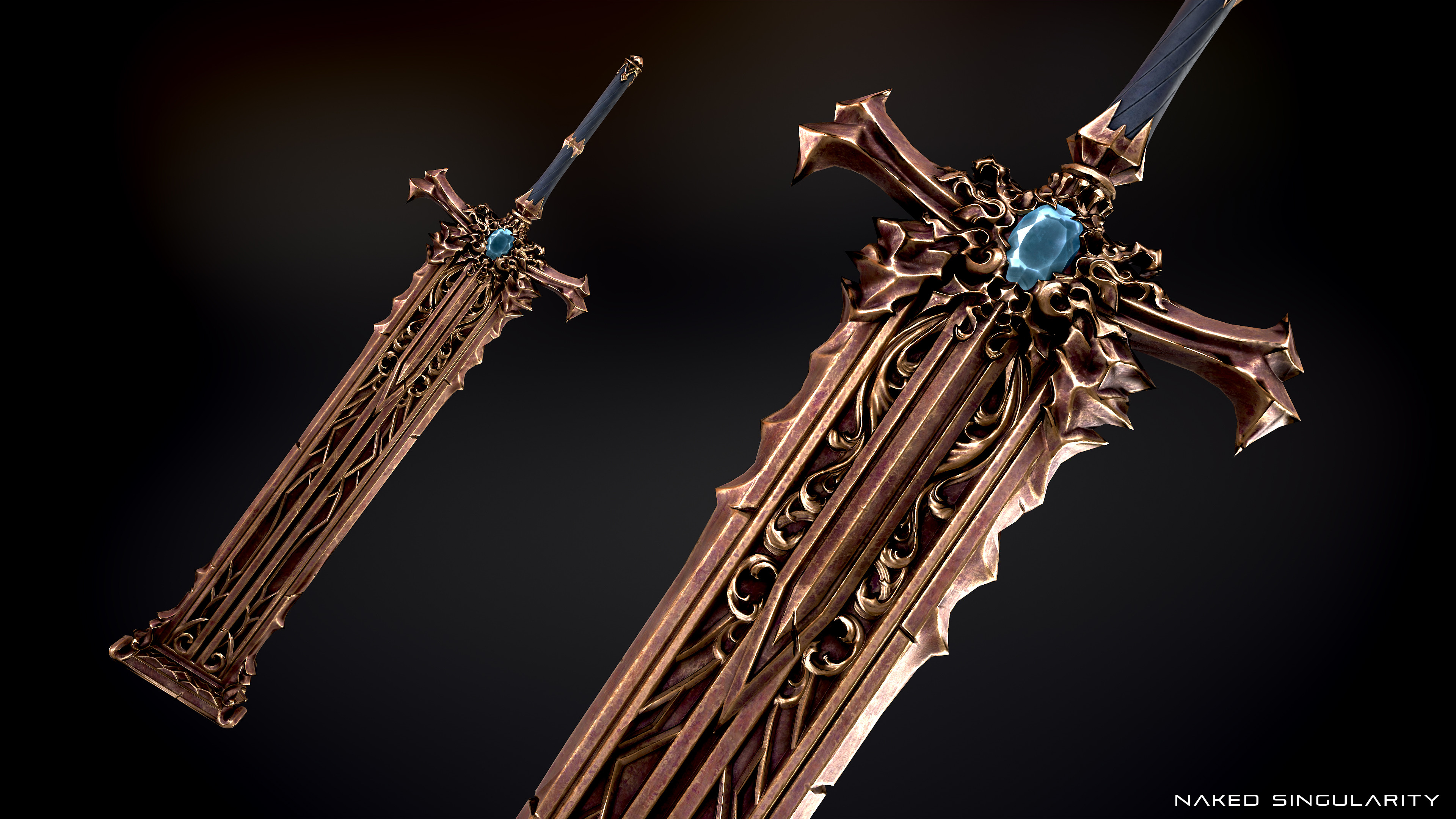 Naked Singularity Studio - Dark Fantasy Greatswords - Unreal Engine