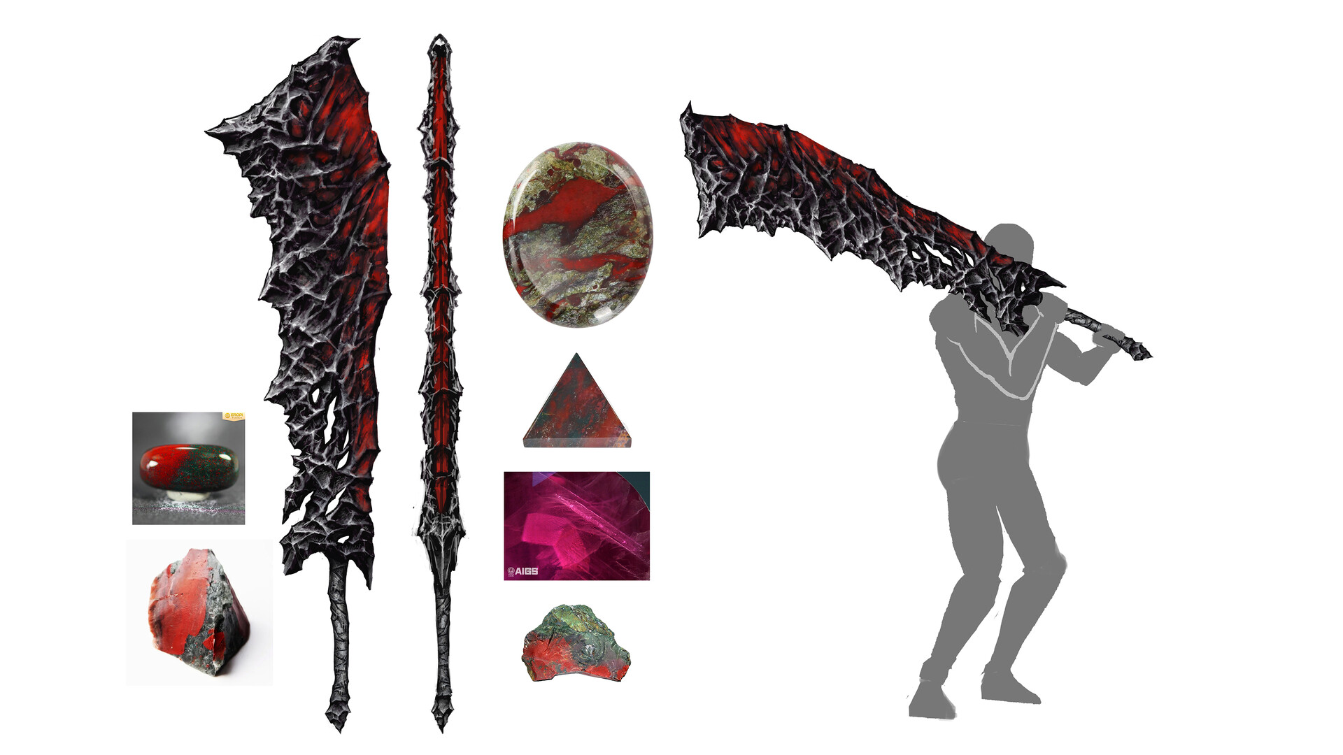 Naked Singularity Studio - Dark Fantasy Greatswords - Unreal Engine