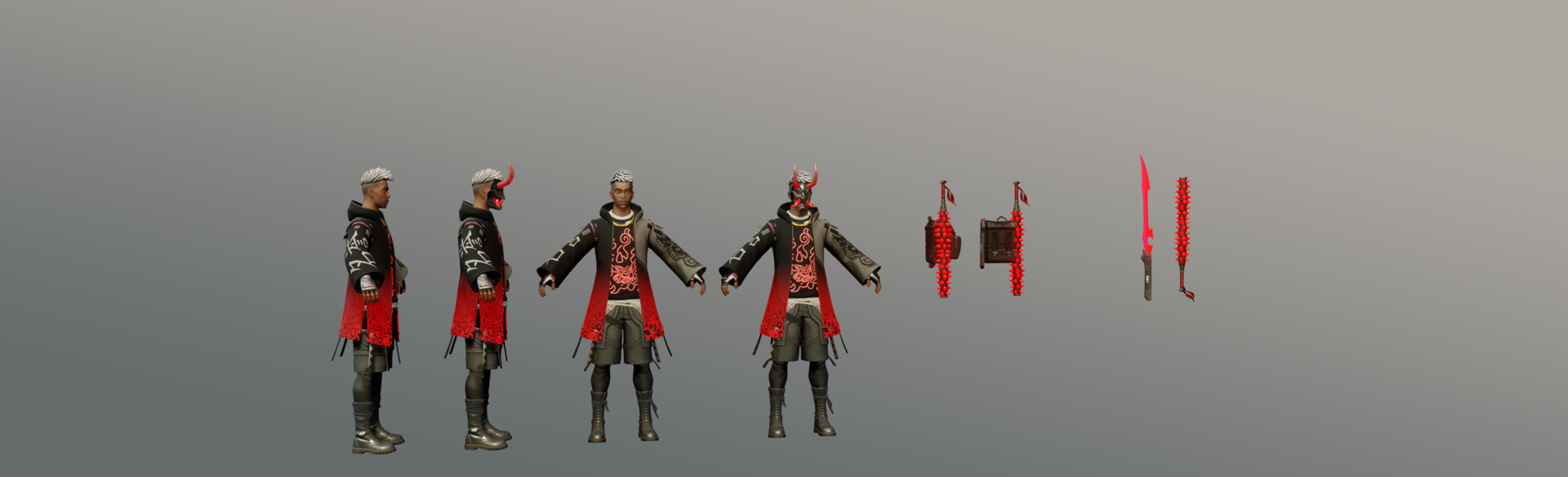 Spirits Fish - Neon Legends Fortnite skin concept