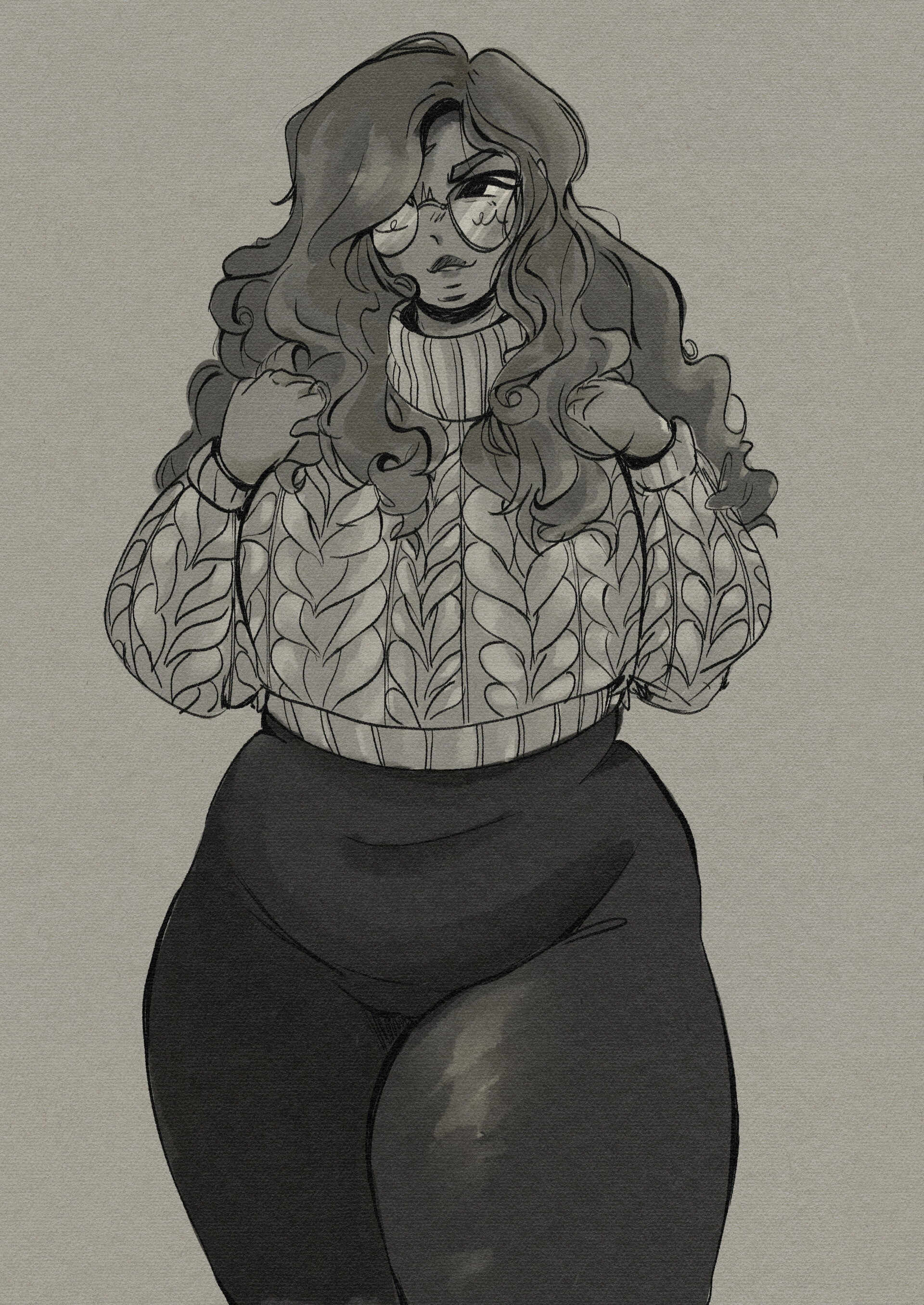 ArtStation - tonal study oc