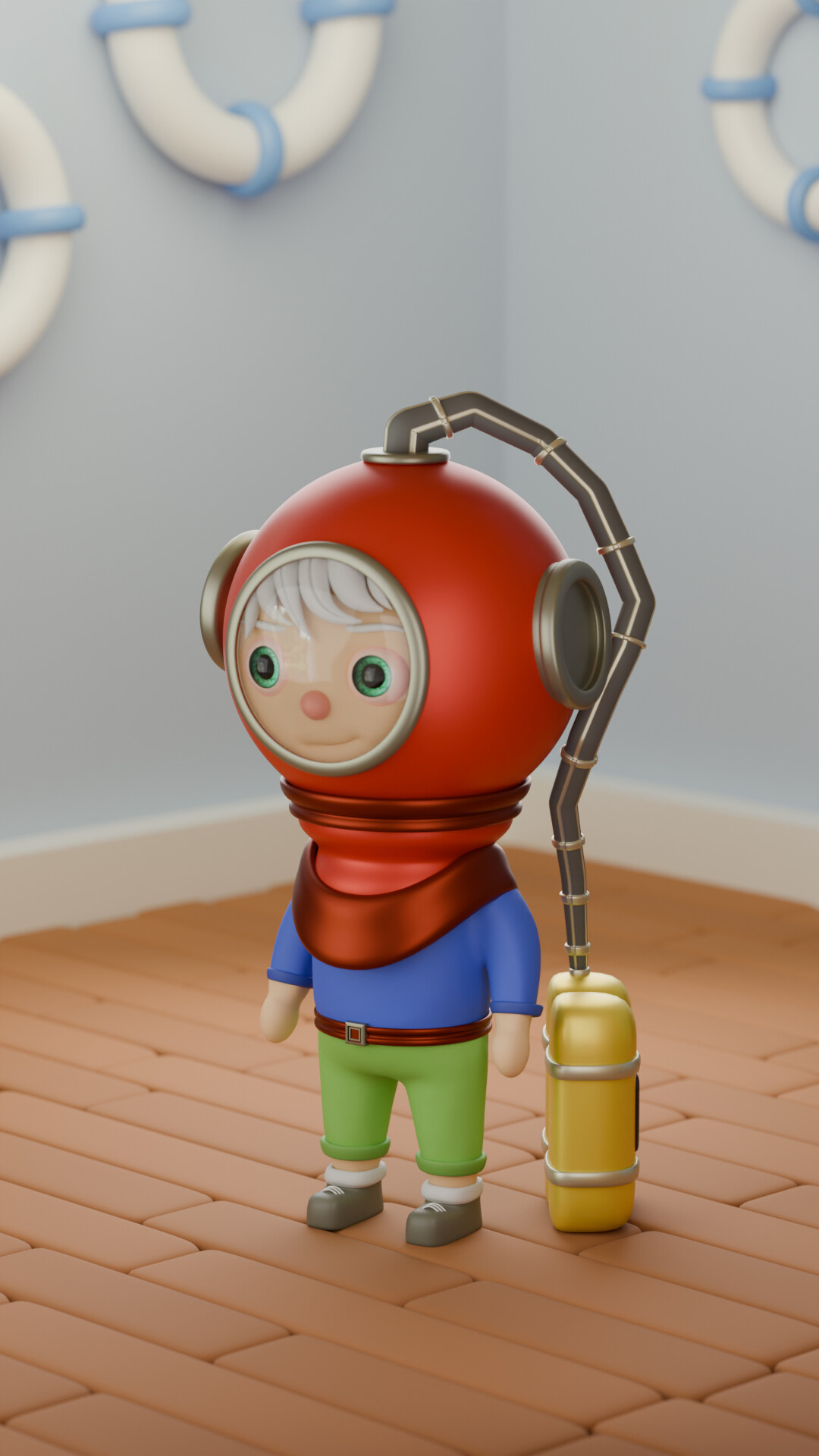 ArtStation - little diver