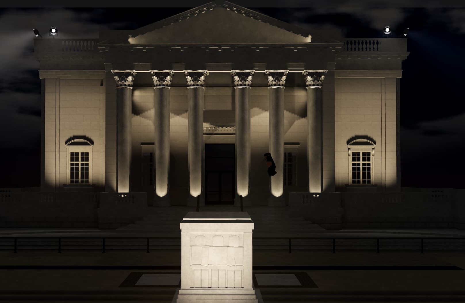 ArtStation - Arlington National Cemetary Roblox Recreation