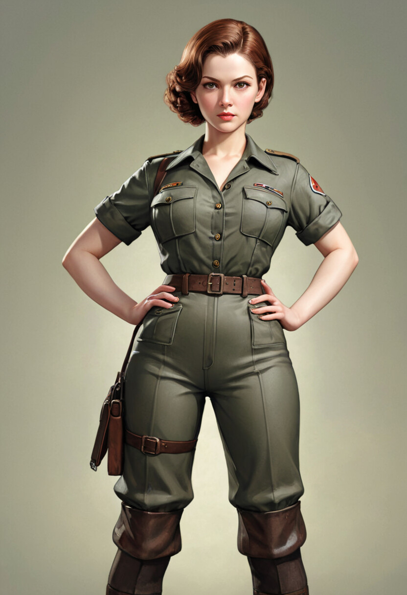 ArtStation - Military girls