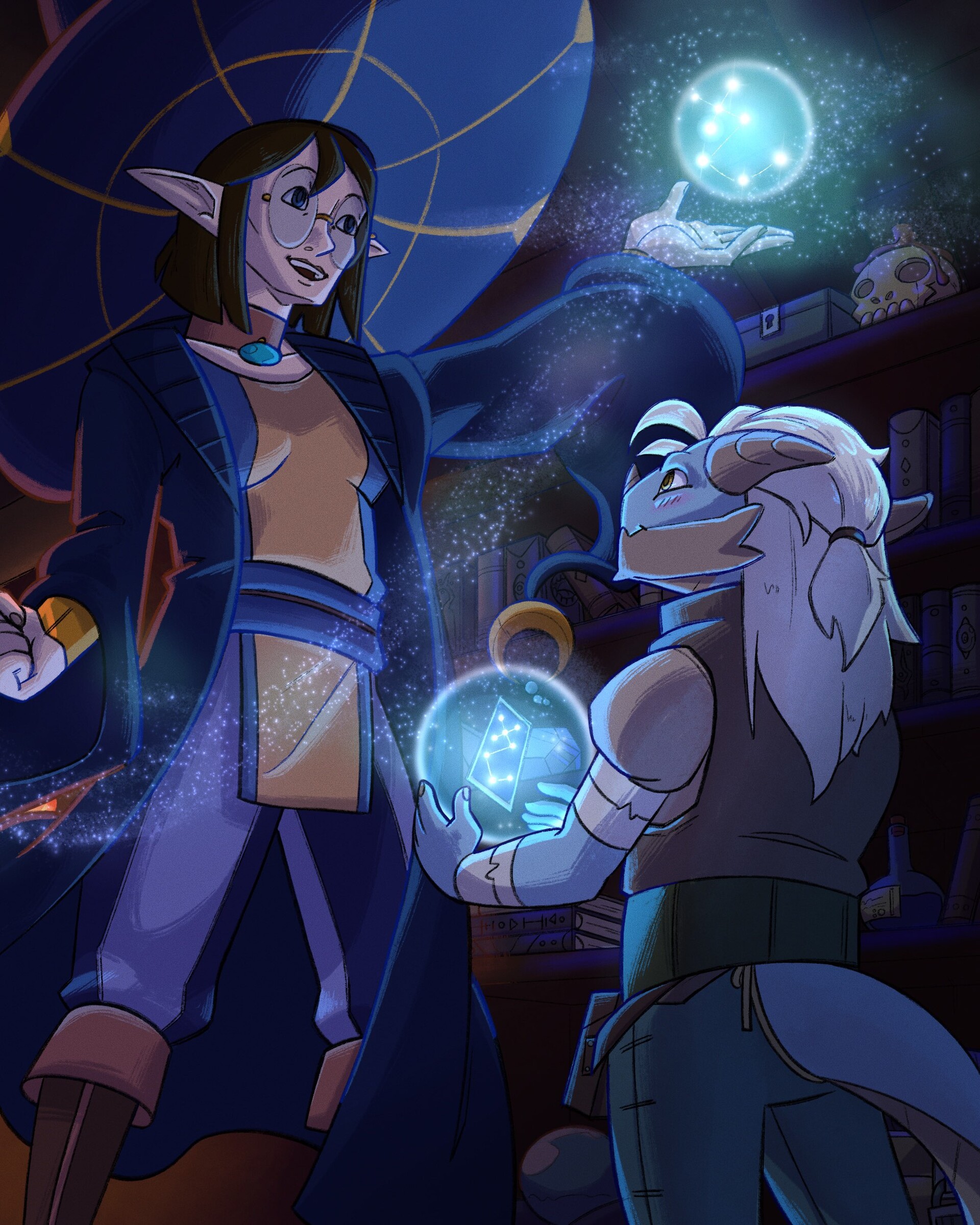 ArtStation - Master and Apprentice - Little story