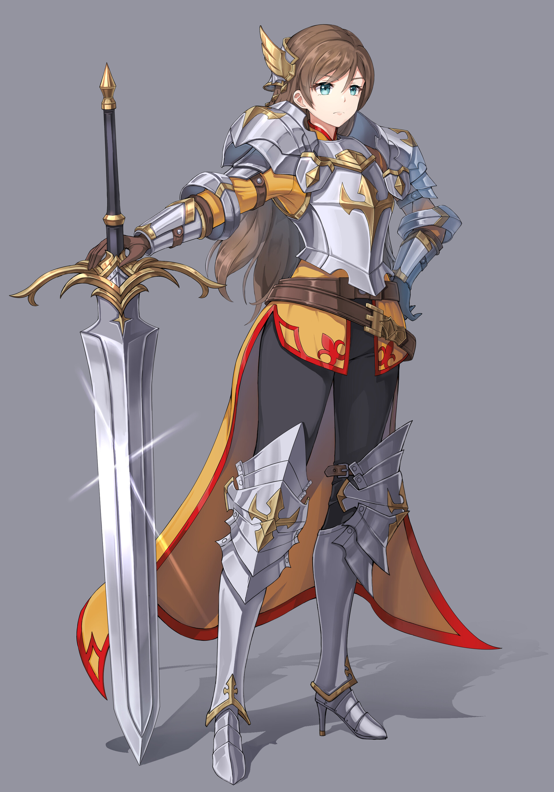 ArtStation - knight captain girl