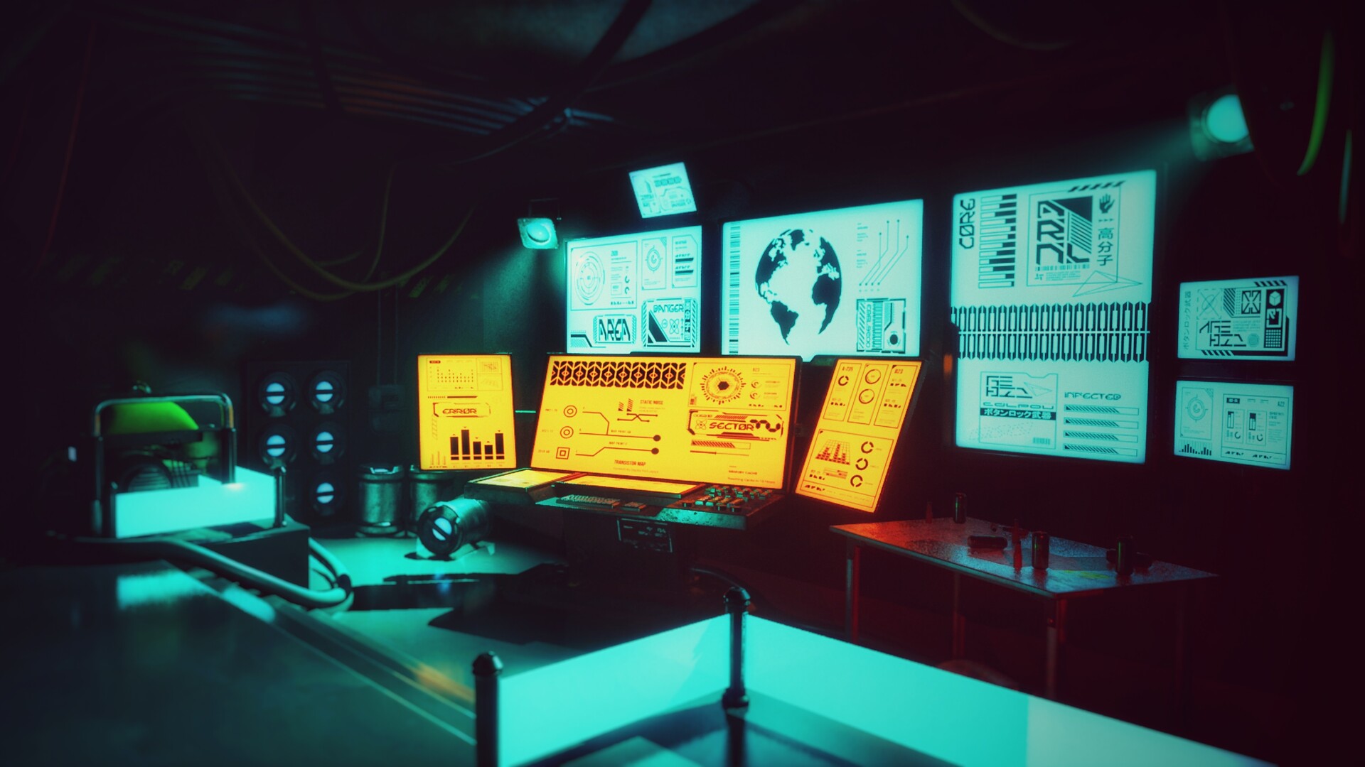 ArtStation - Sci-Fi Computer Room