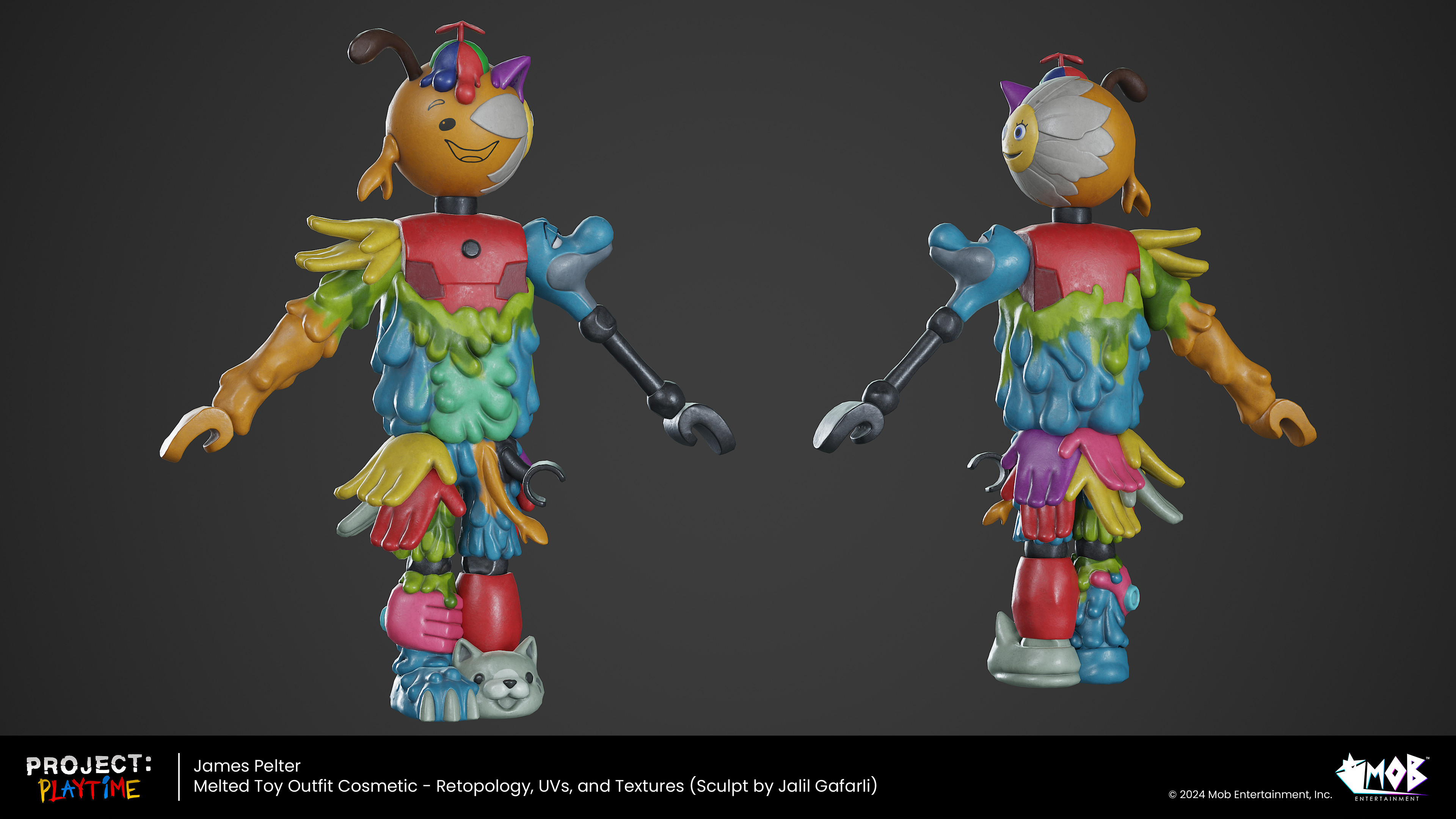 James Pelter - Project: Playtime - Cosmetic Modeling & Texturing