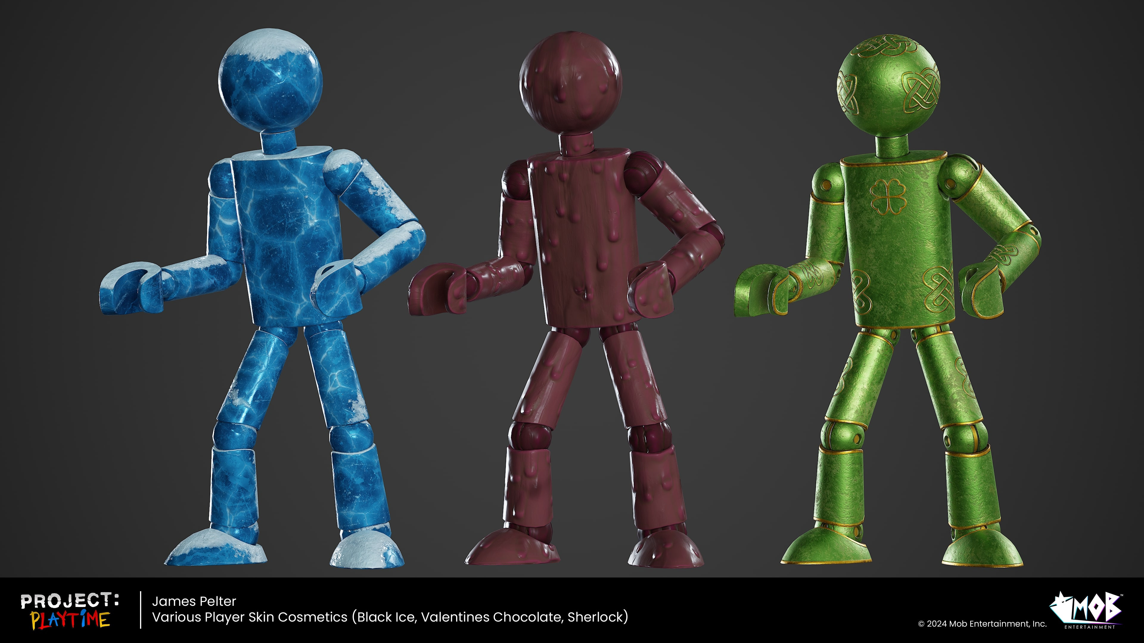 James Pelter - Project: Playtime - Cosmetic Modeling & Texturing