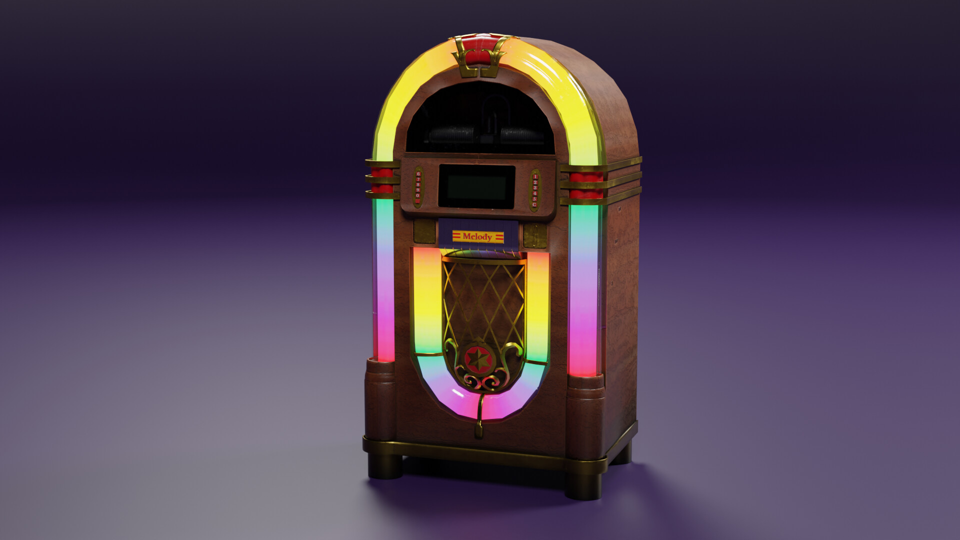ArtStation - Lowpoly Jukebox