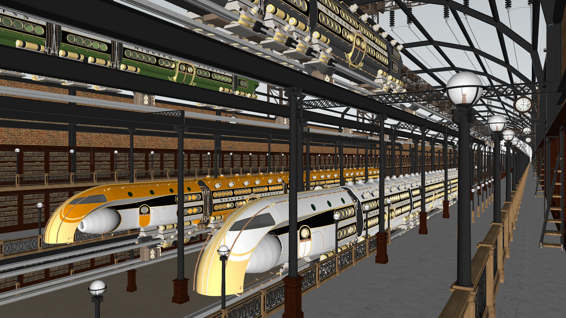 Kemp Productions - Grande Station Library or Steampunk Station