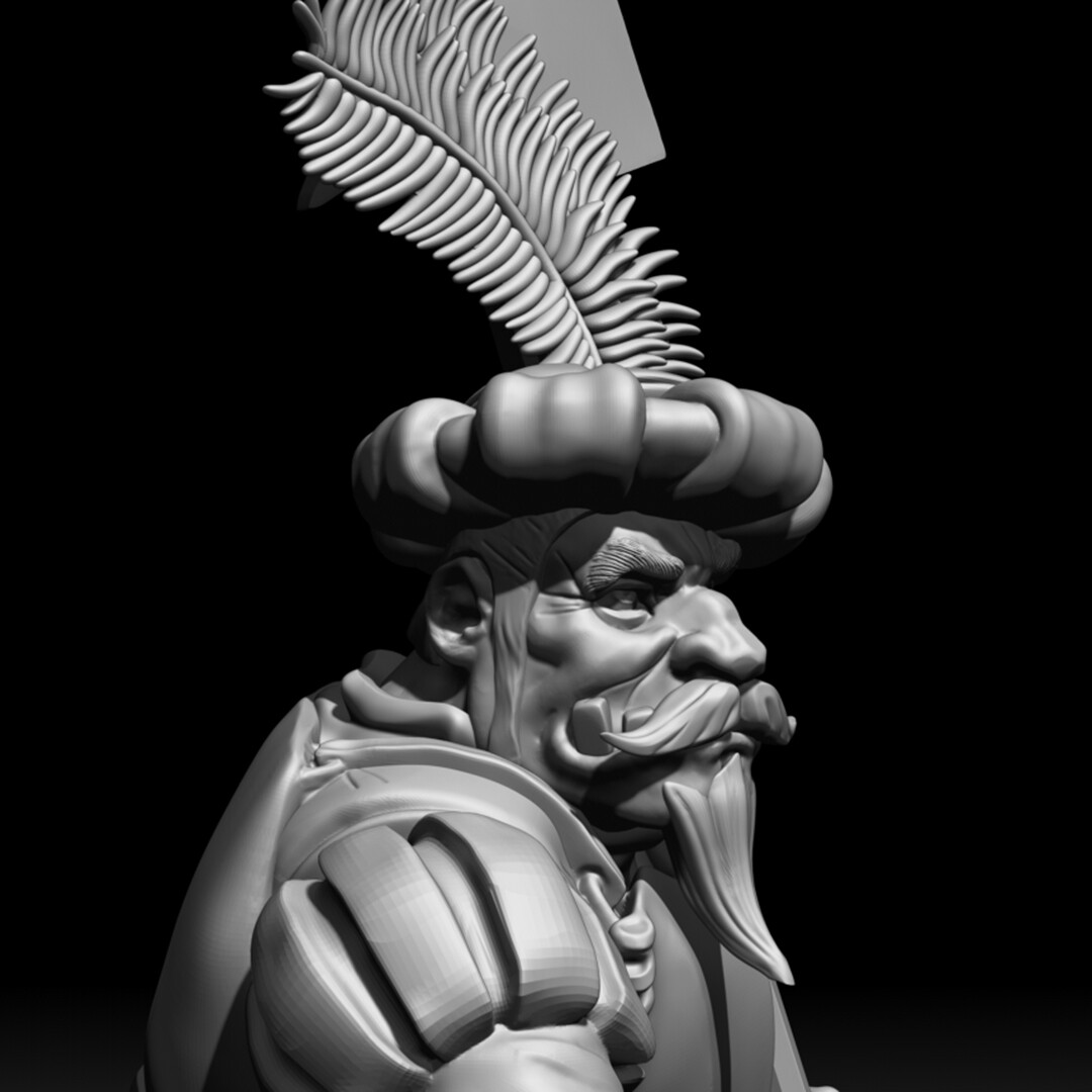 ArtStation - Ogre Landsknecht - 28mm miniature