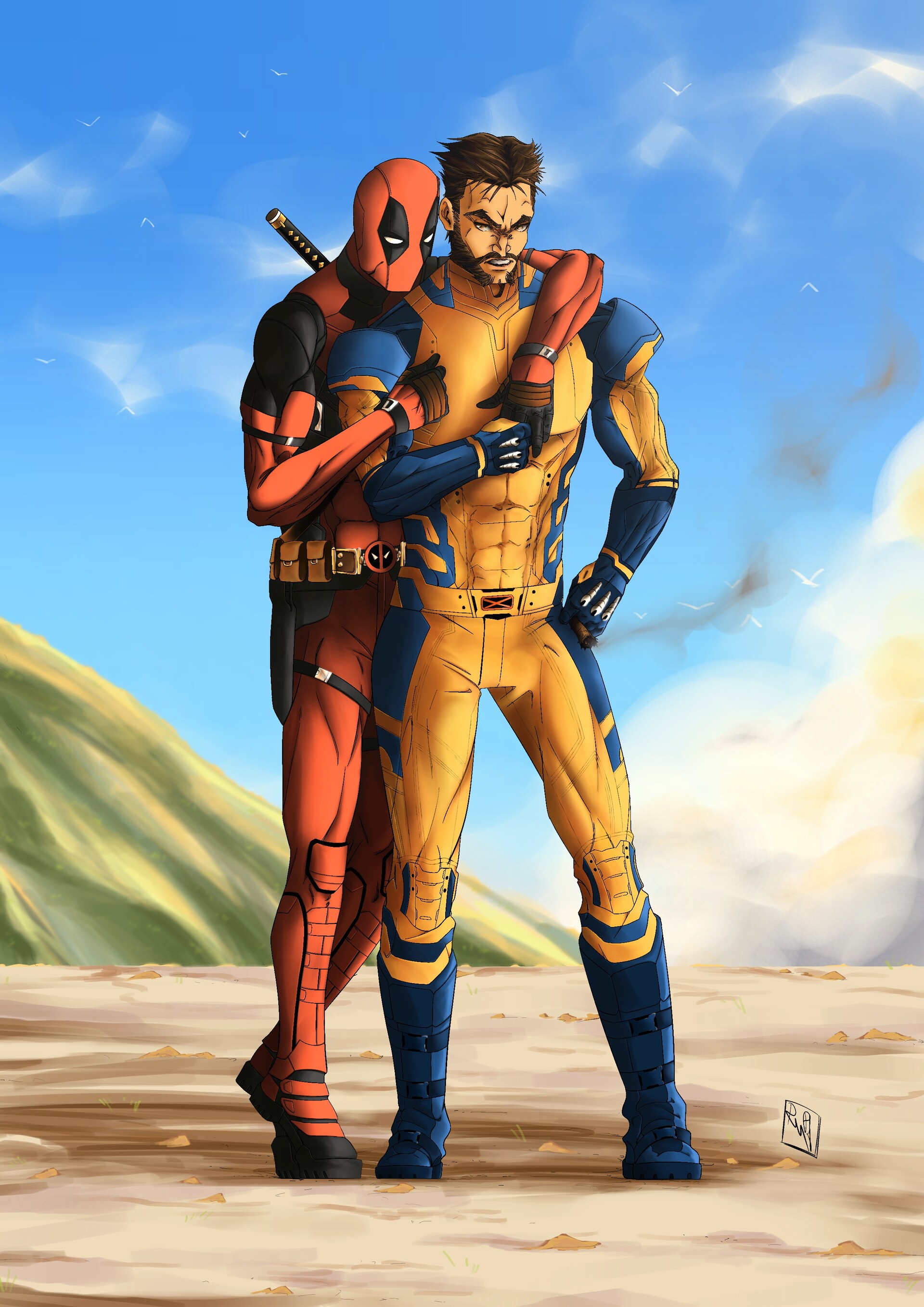 ArtStation - Deadpool and Wolverine