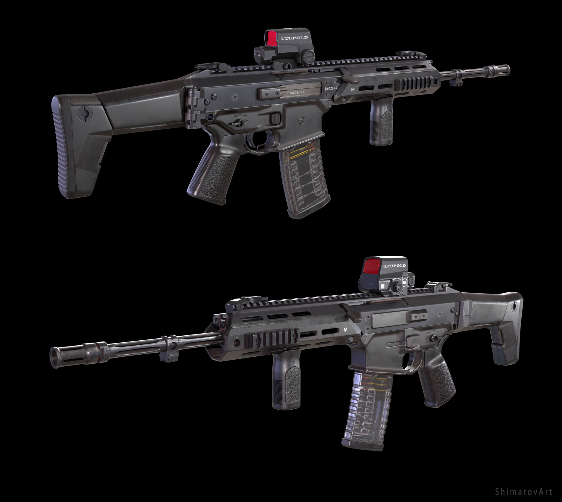 ArtStation - MSBS Grot assault rifle