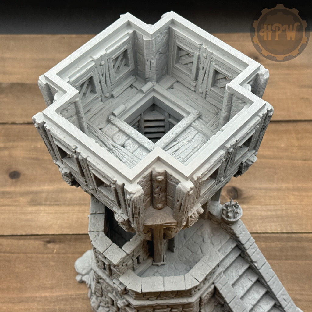 DecoQuest Workshop - Guard tower (3D printed)