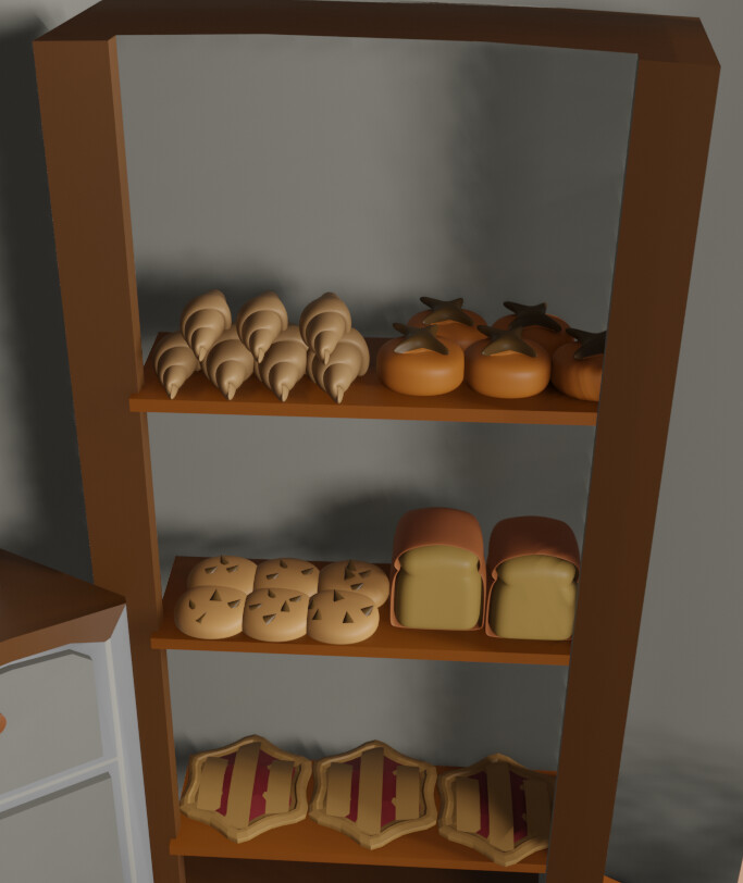 ArtStation - Isometric bakery room