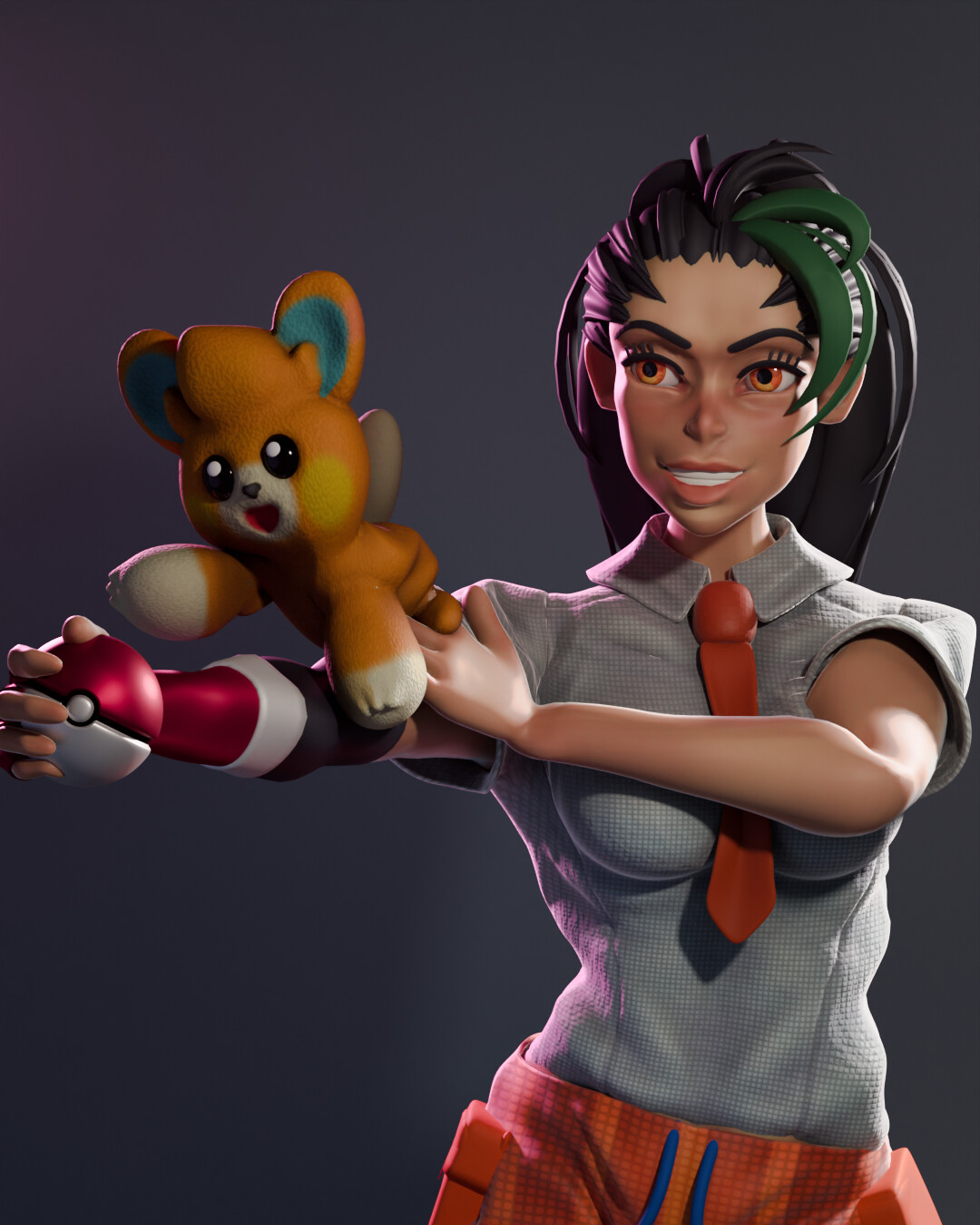 ArtStation - Pokemon Scarlet/Violet Nemona Character model