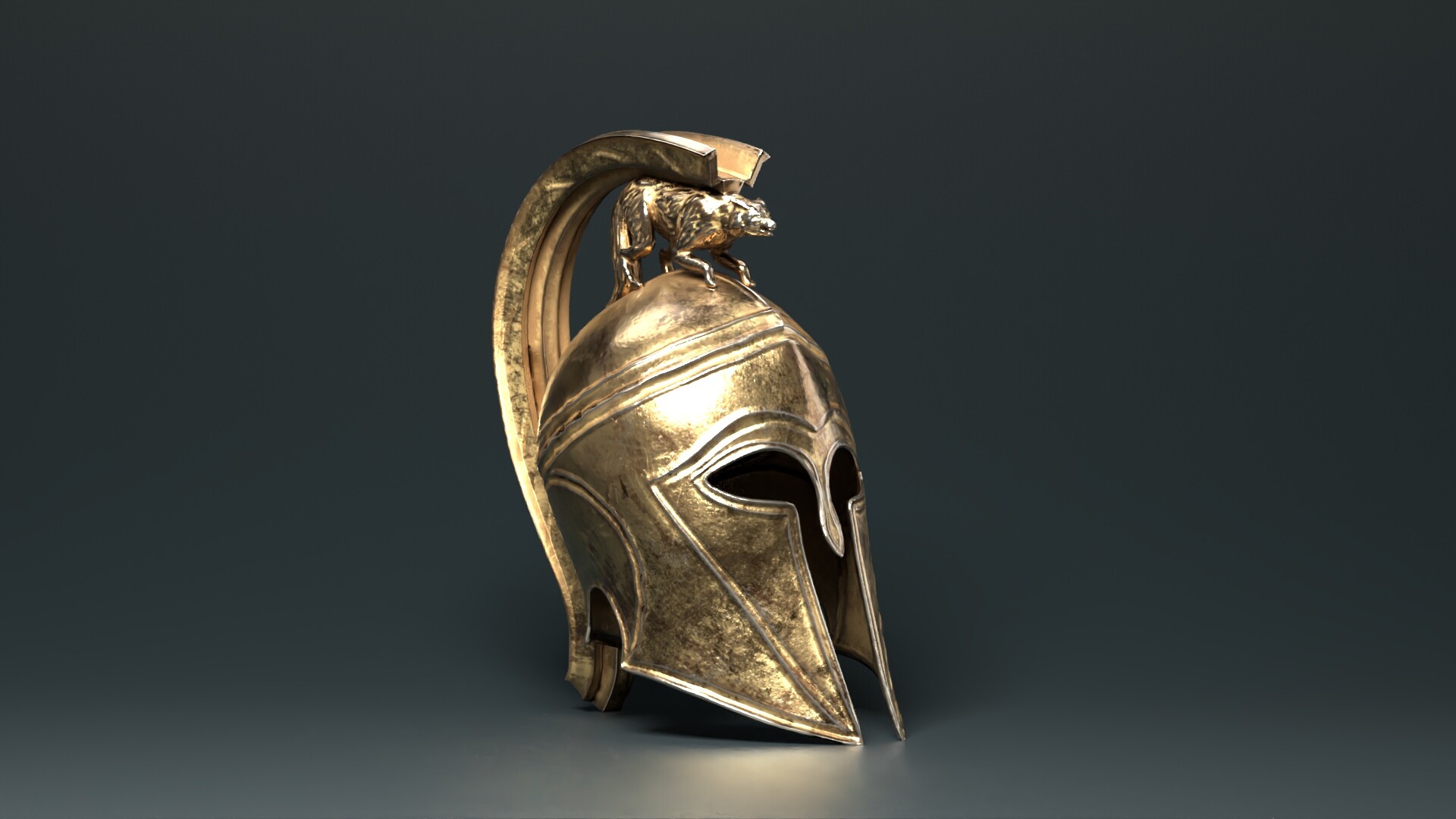 ArtStation - Spartan Helmet