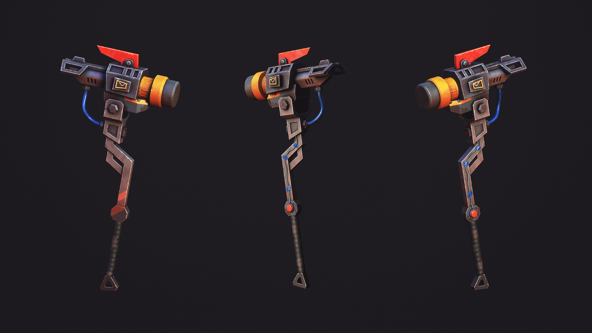 ArtStation - Hydraulic Hammer - Fortnite Prop