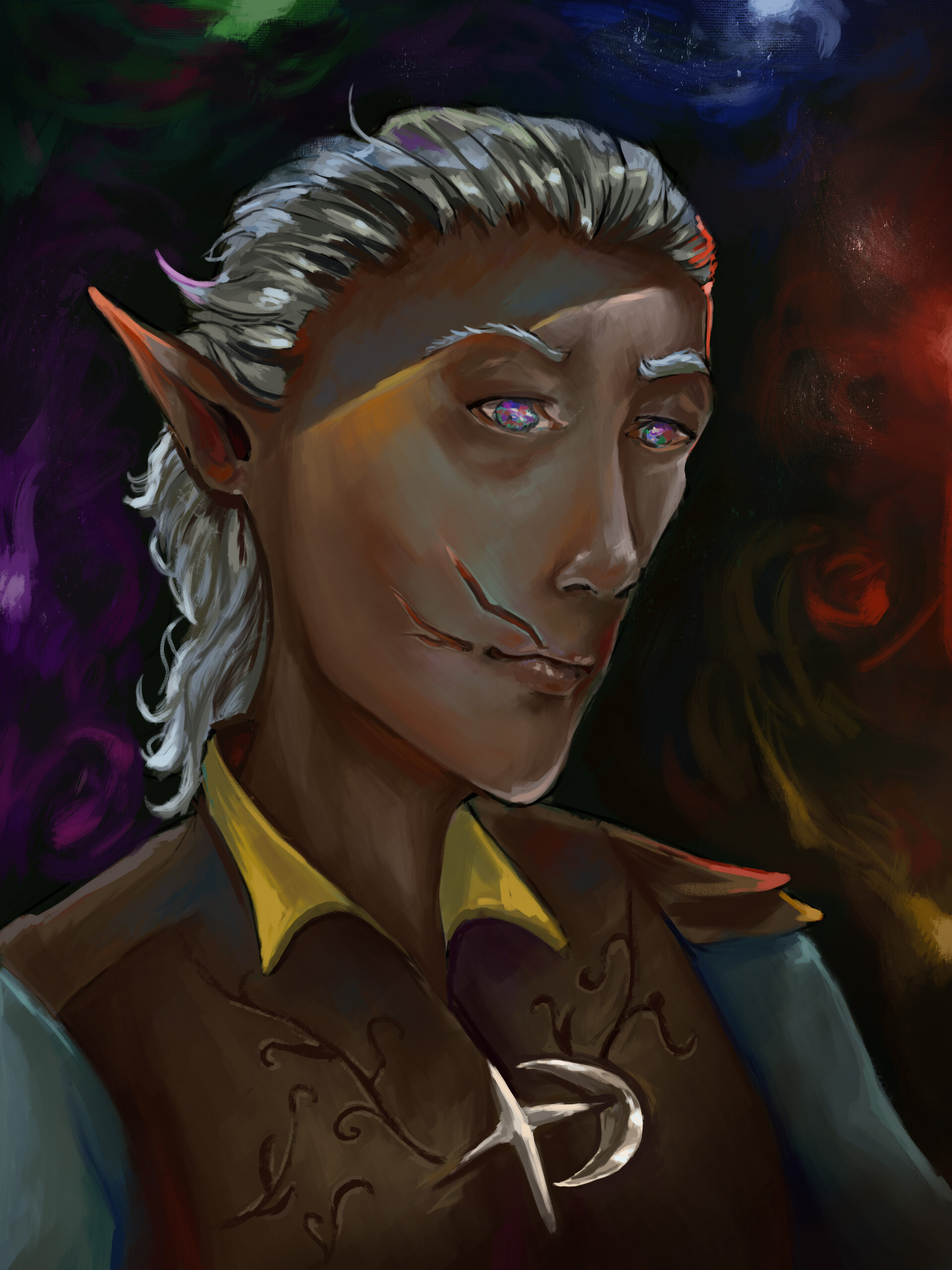 Vaclav Sourek - DnD character painting