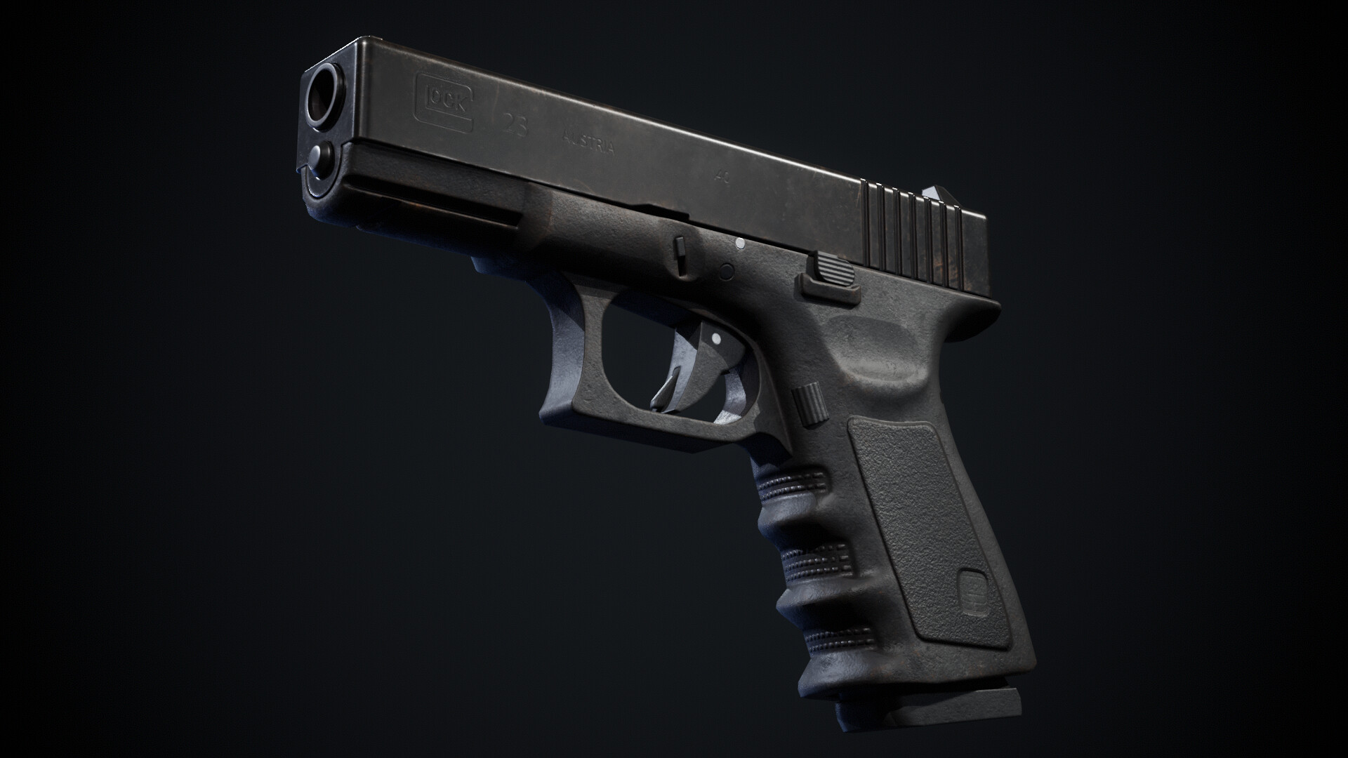 ArtStation - Glock 23 handgun
