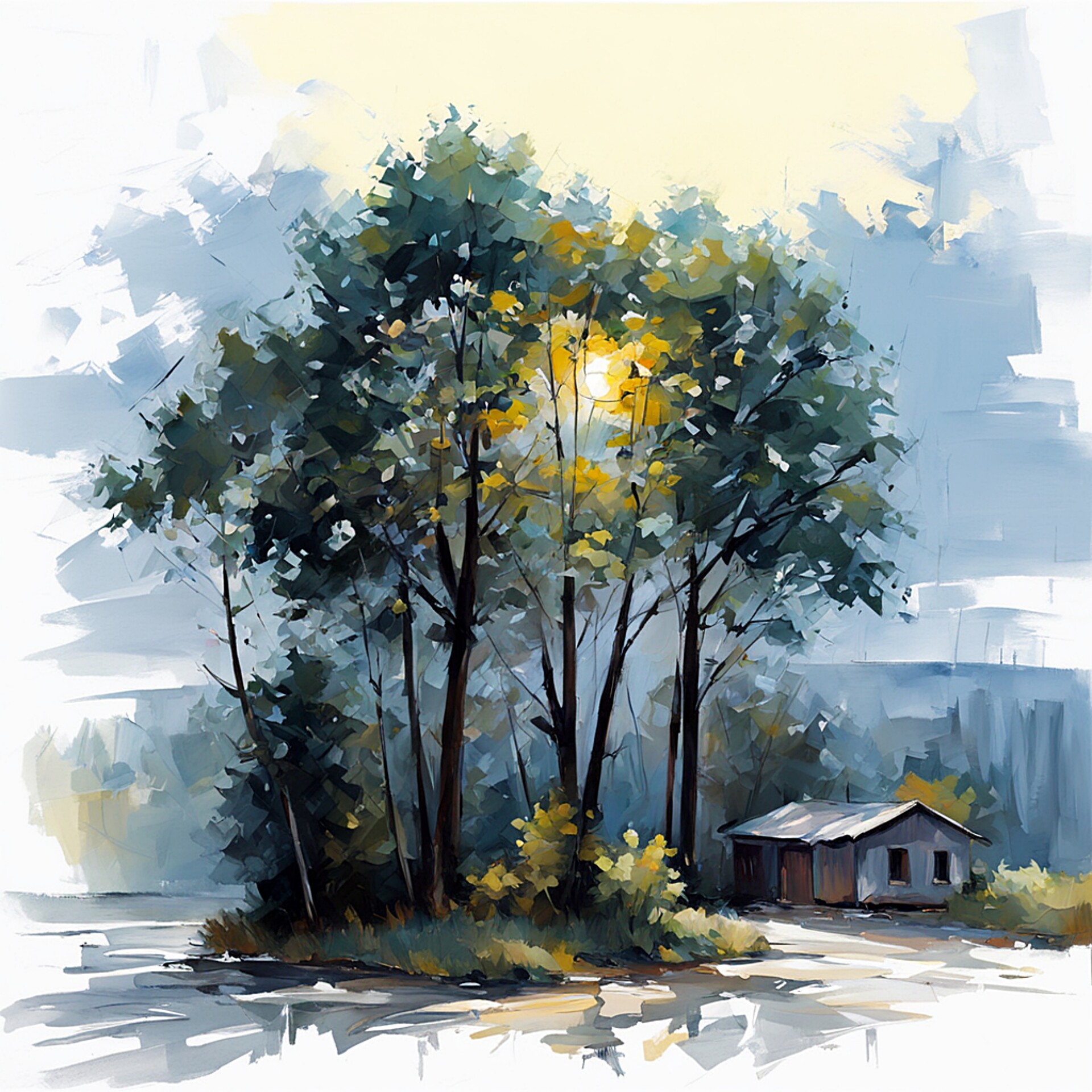 ArtStation - Minimalist image of the beauty of Nature