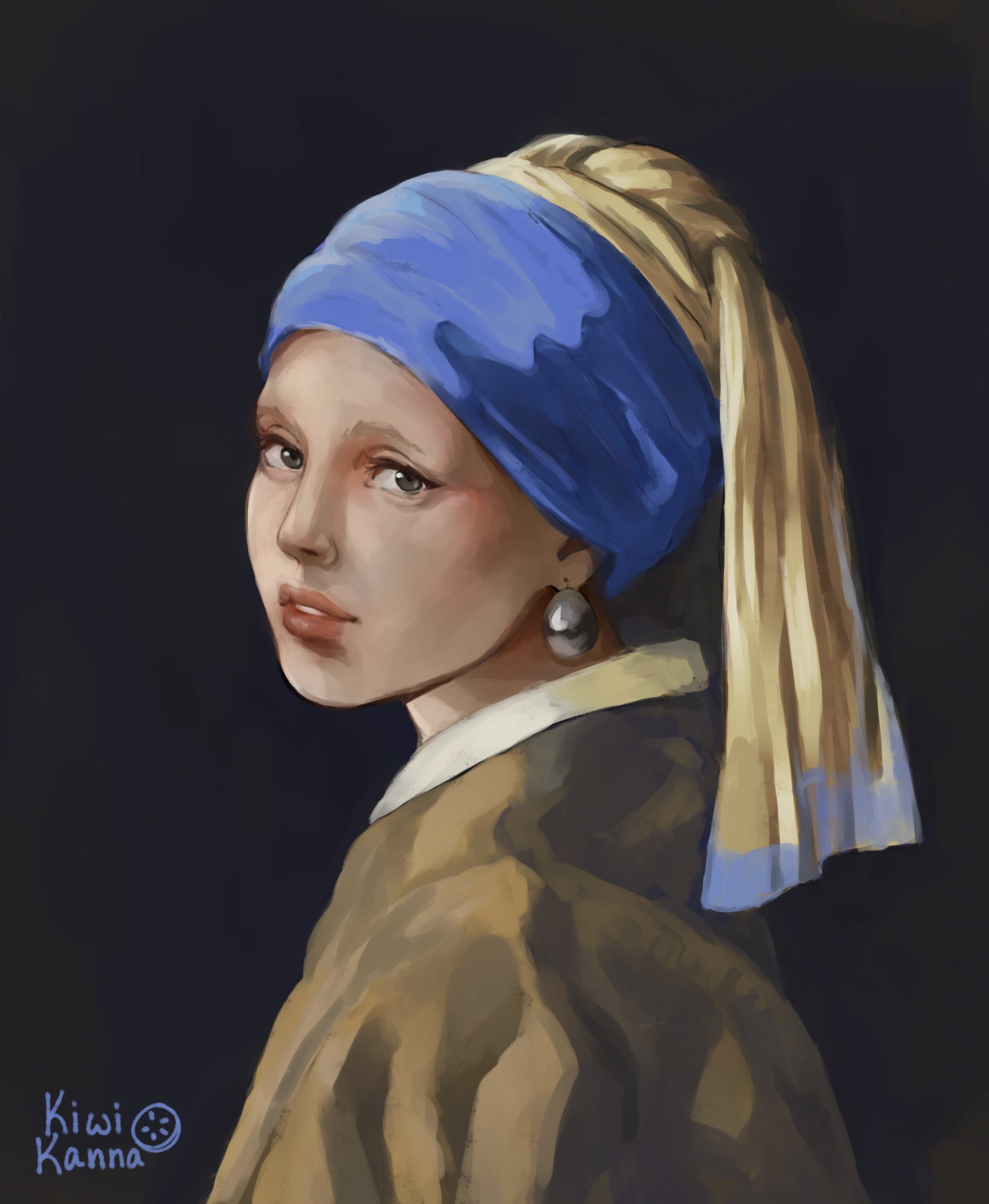 ArtStation - Girl With a Pearl Earring