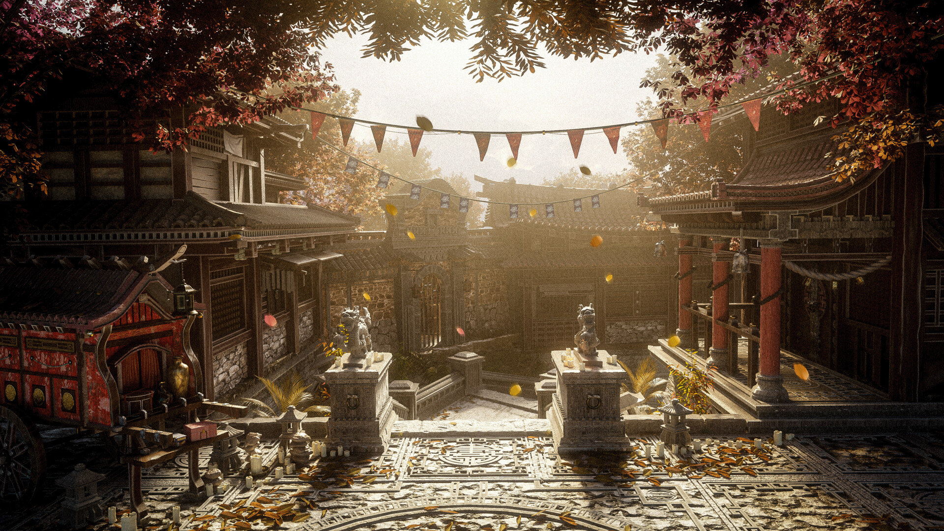 ArtStation - Courtyard Steps