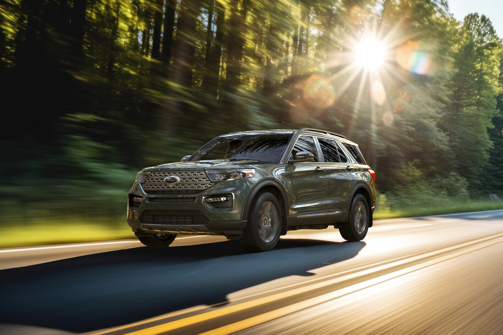 ArtStation - Ford Explorer: Forest Ride