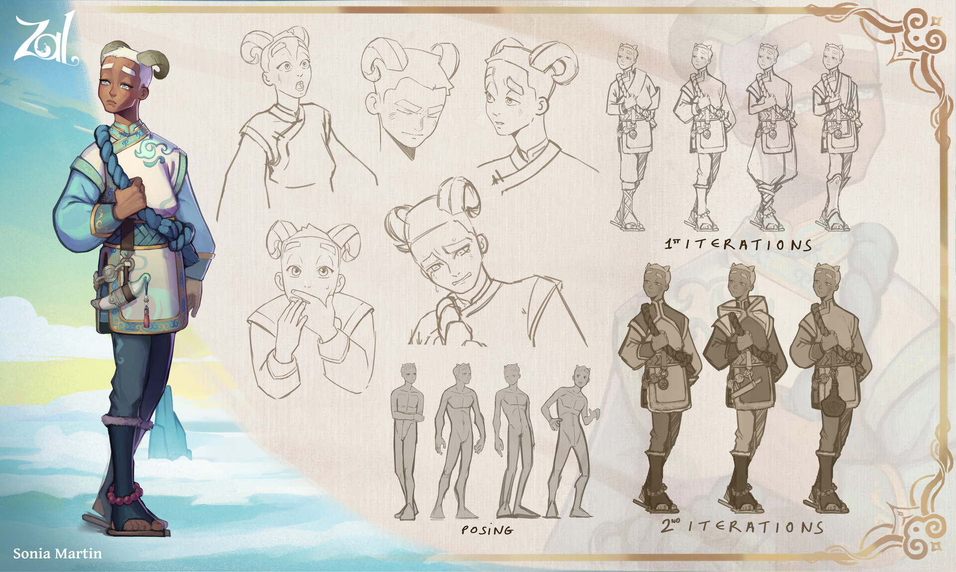 Sonia Martin - ZAL Short Movie - Character Design