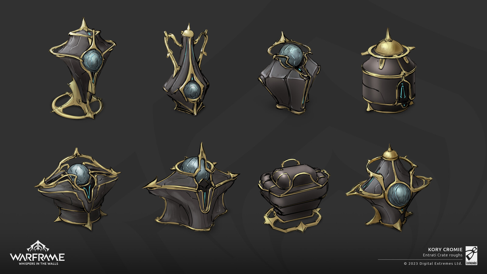 Kory Cromie - Warframe Prop Concepts