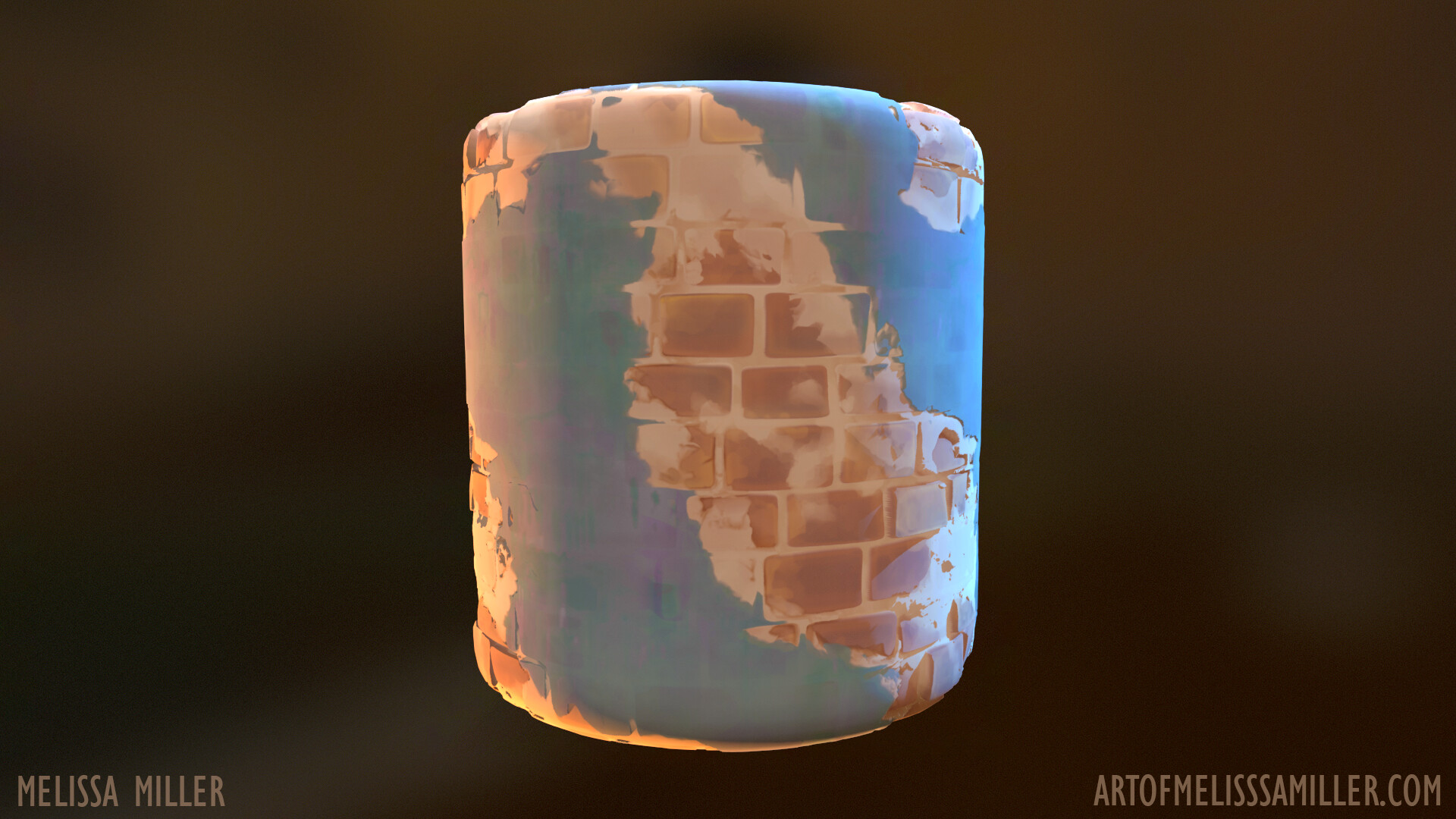ArtStation - Stylized wall material