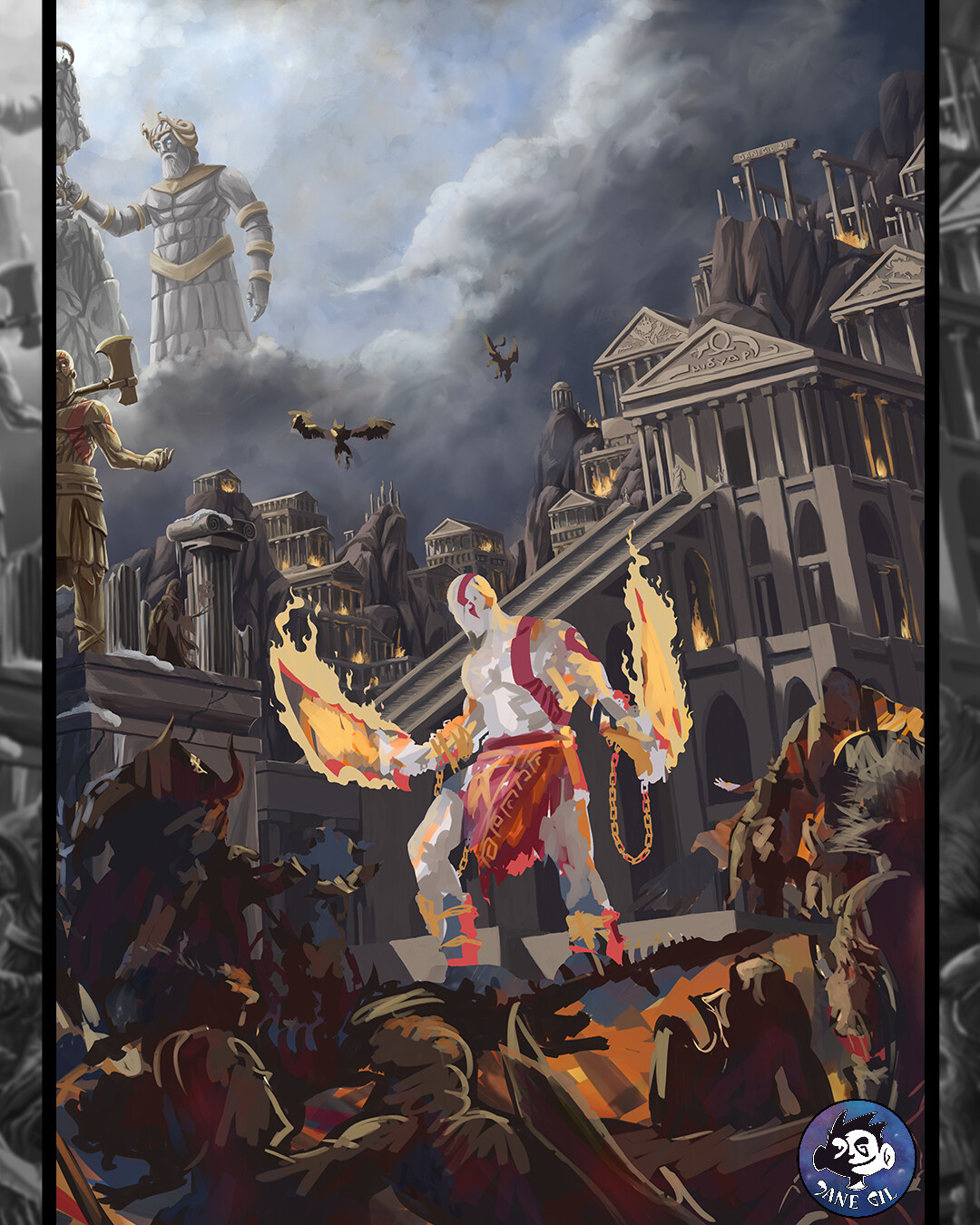 Daniel Gil Pérez - Kratos Griego/Greek - God of War Fan Art