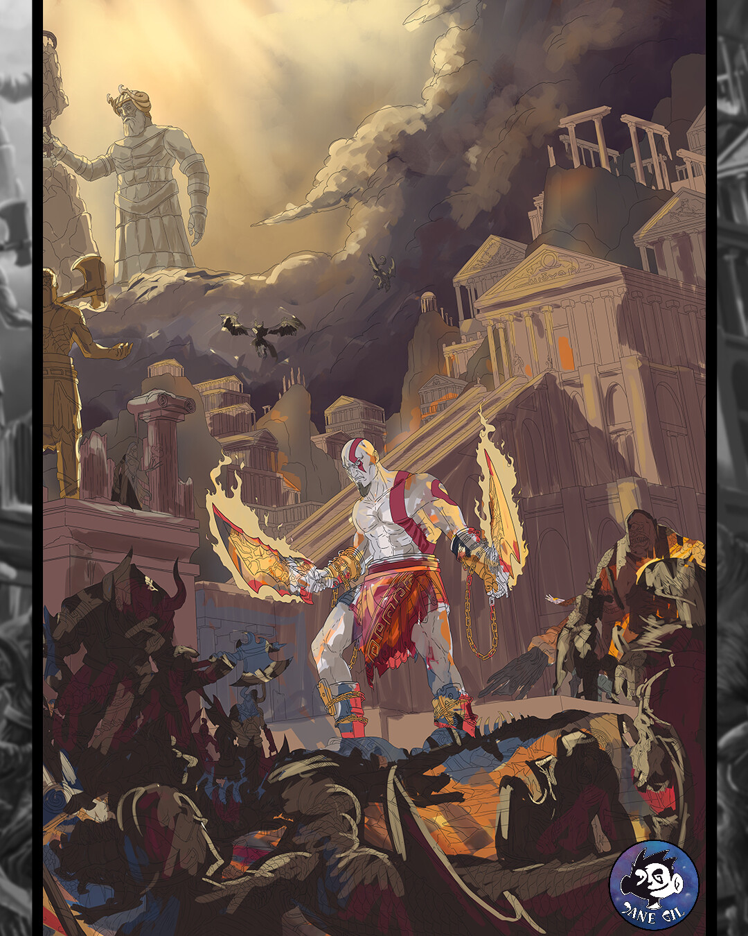 Daniel Gil Pérez - Kratos Griego/Greek - God of War Fan Art