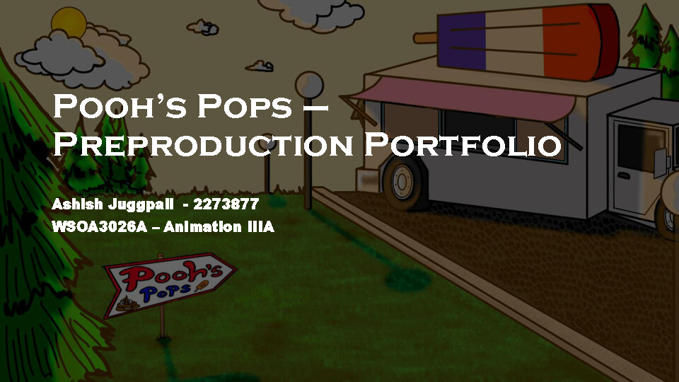 ArtStation - Pooh's Pops Pre-Production Portfolio