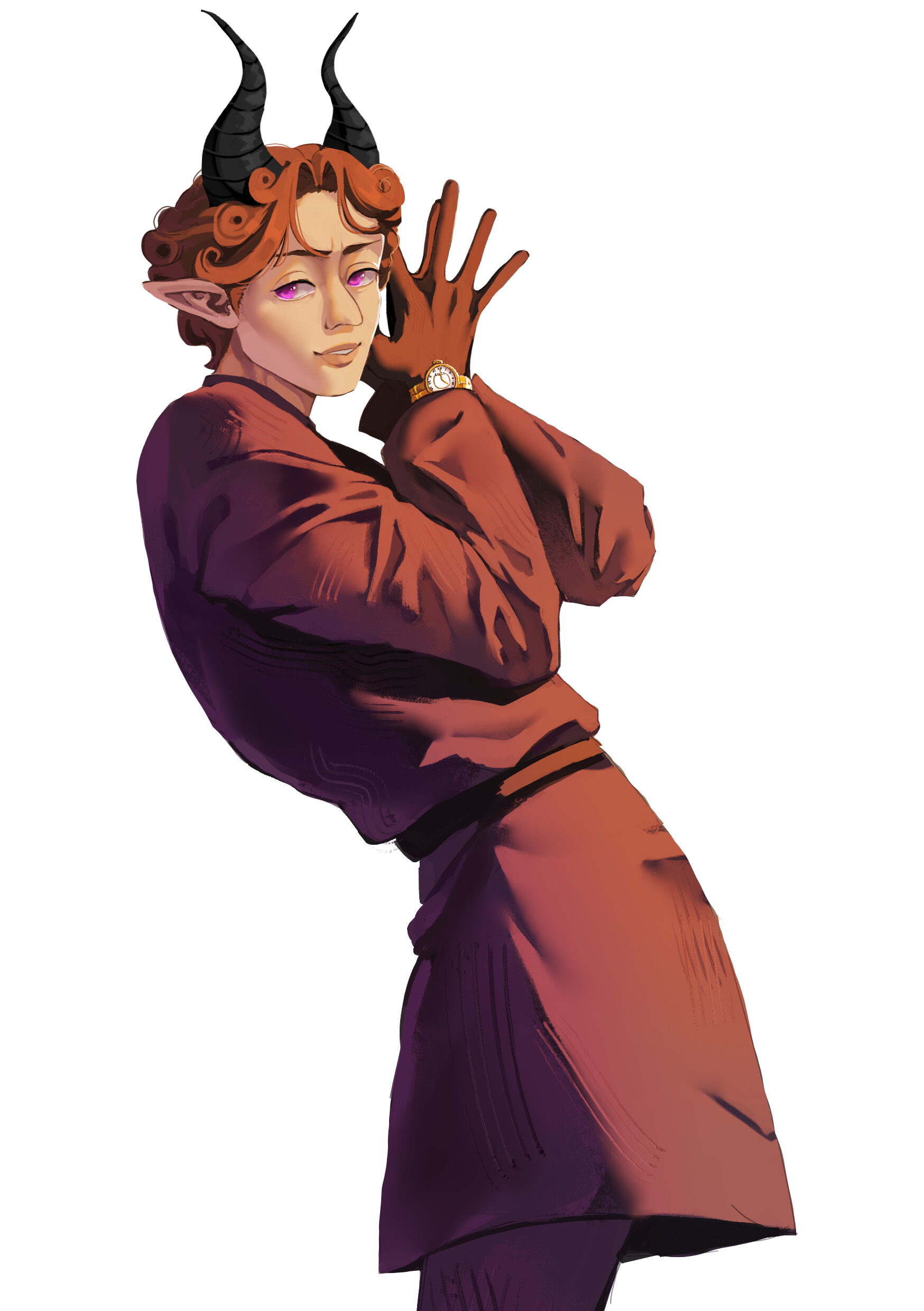 ArtStation - Pose Study-- Lucifer