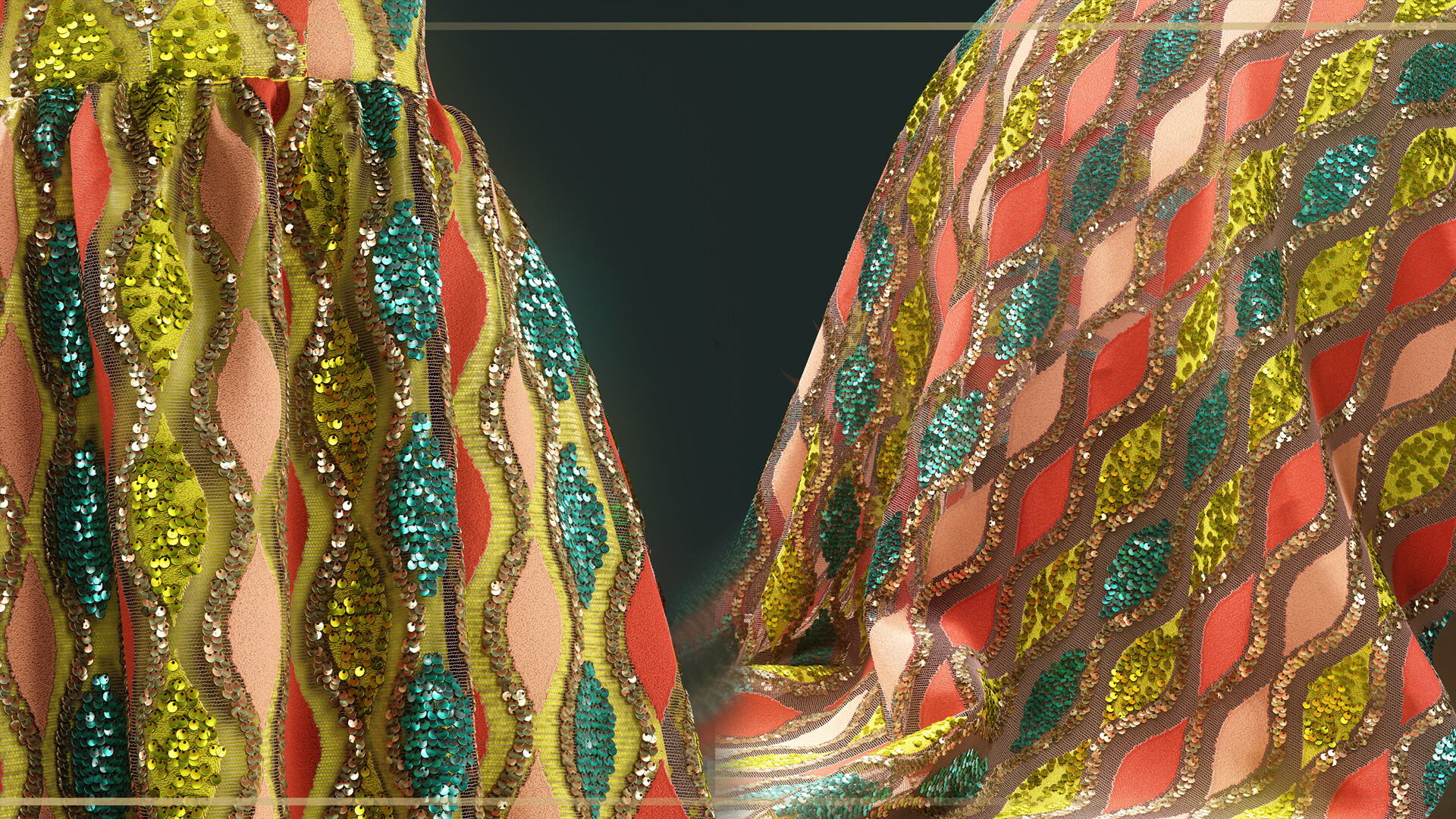 ArtStation - Sequin Lace Material