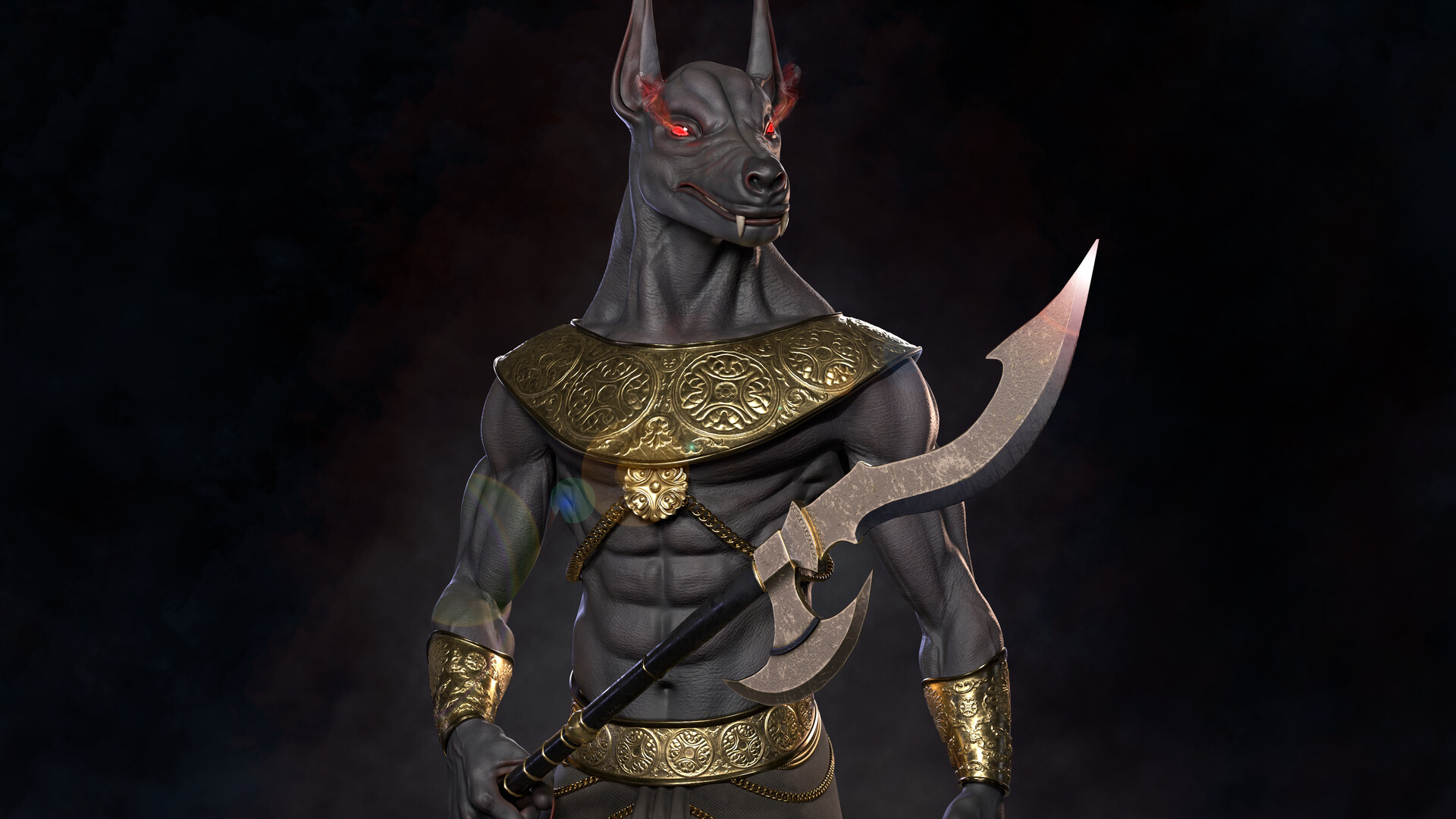 ArtStation - Anubis - Gods of egypt