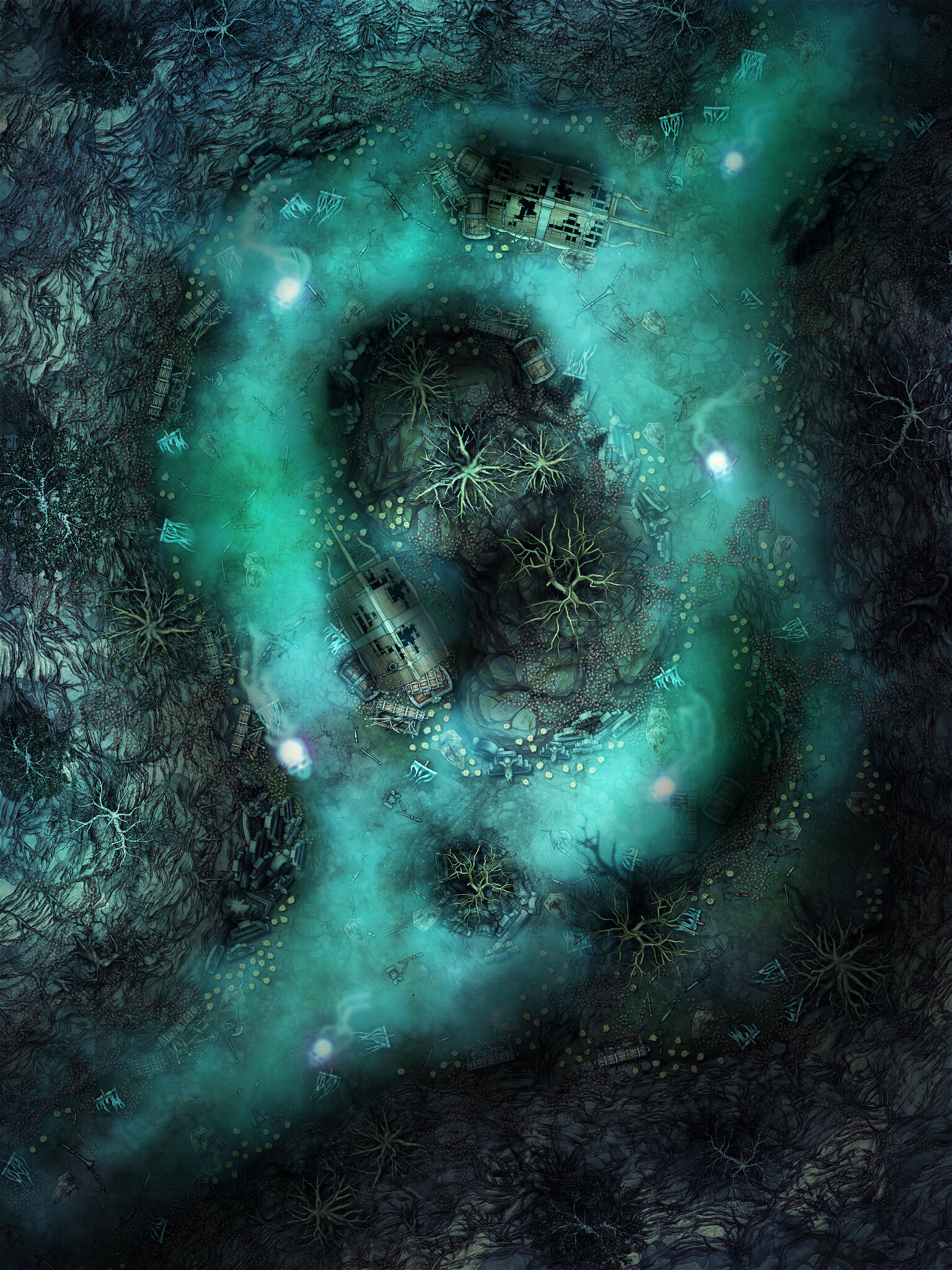 ArtStation - Bypath of Broken Banners