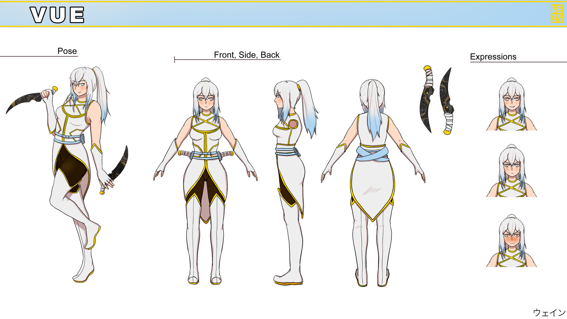 ArtStation - Character Sheet 5 - VUE