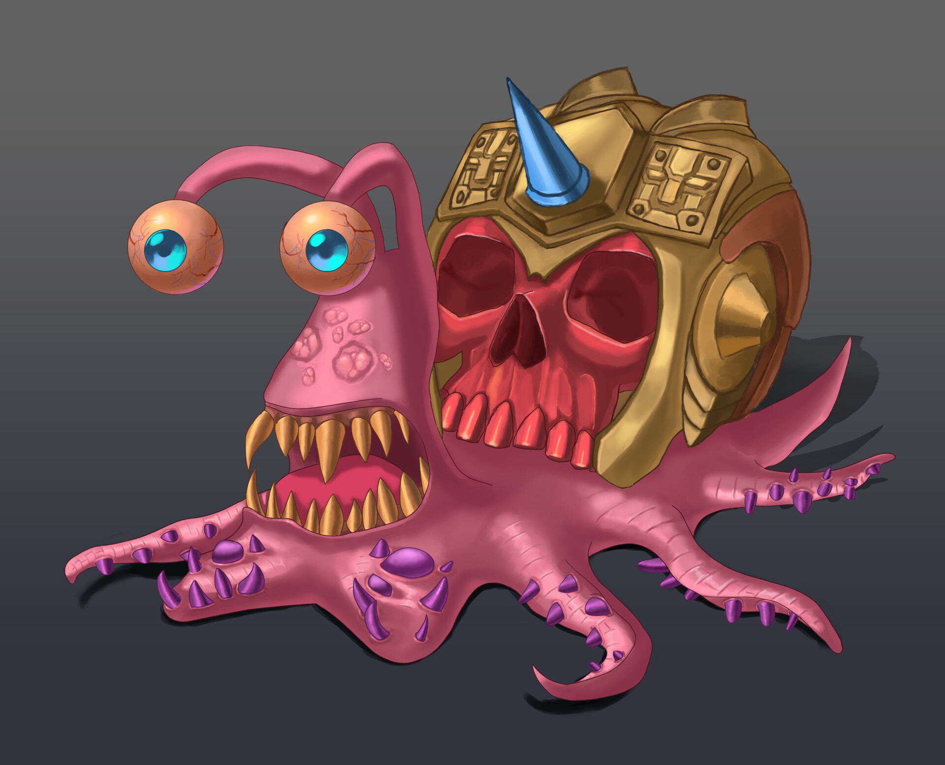 ArtStation - a mutated snail