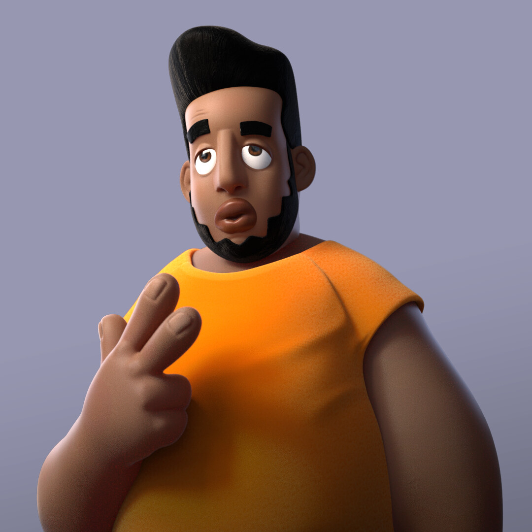 ArtStation - Orange Guy