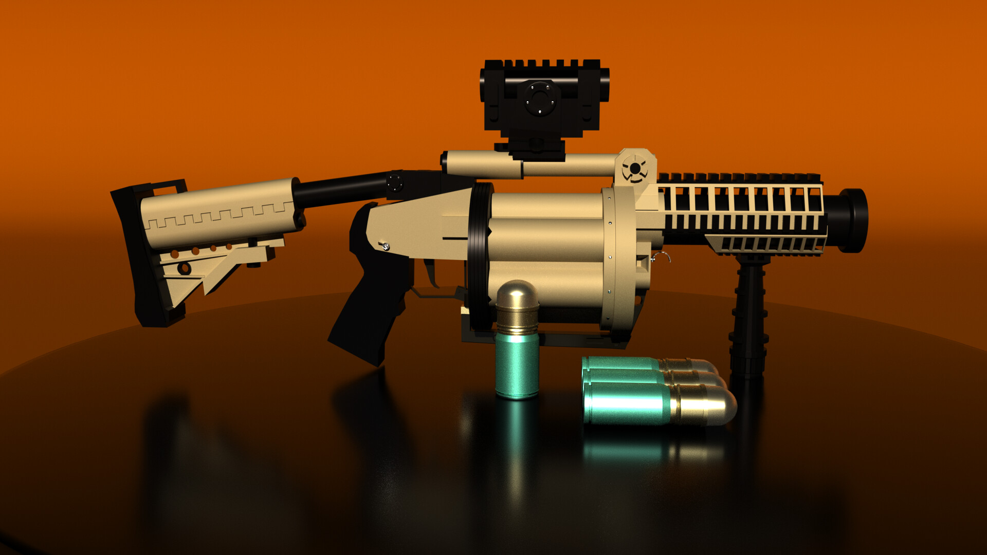 ArtStation - M32 gun