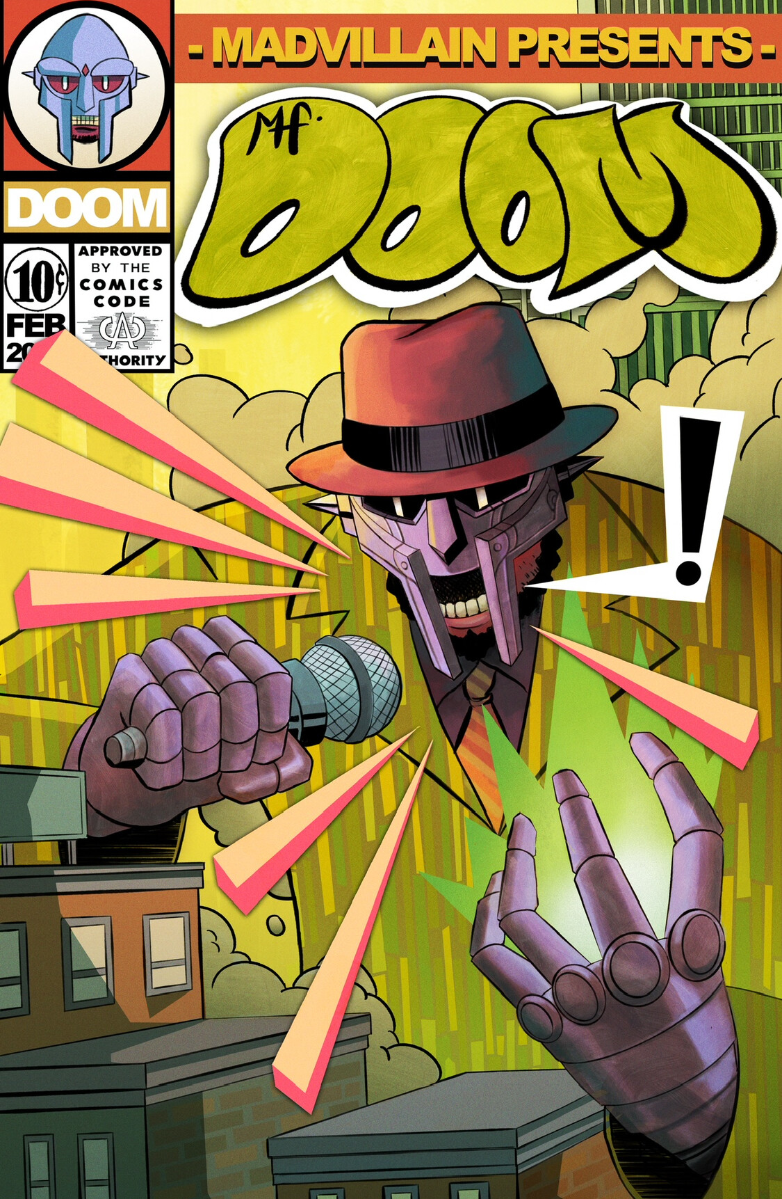 ArtStation - MF DOOM poster