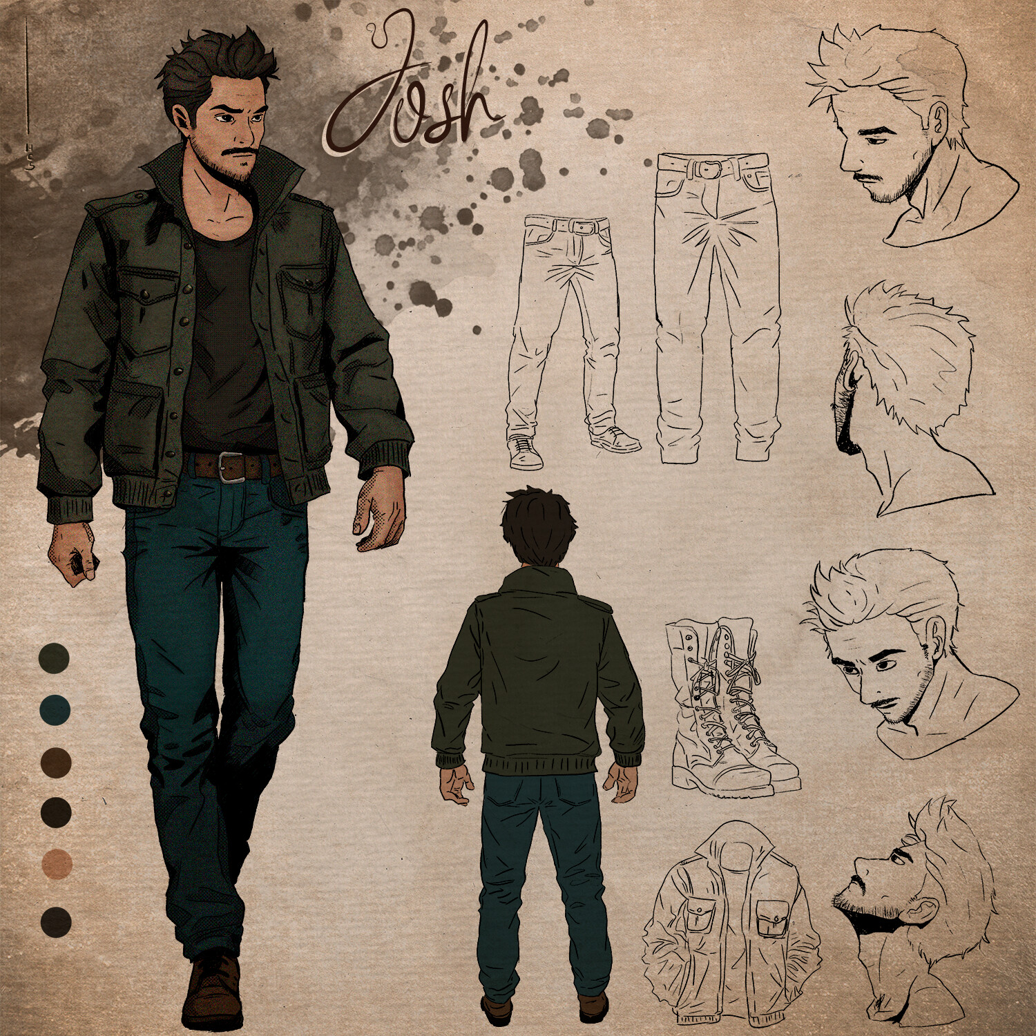 ArtStation - Josh: Character Concept Art Comic Book