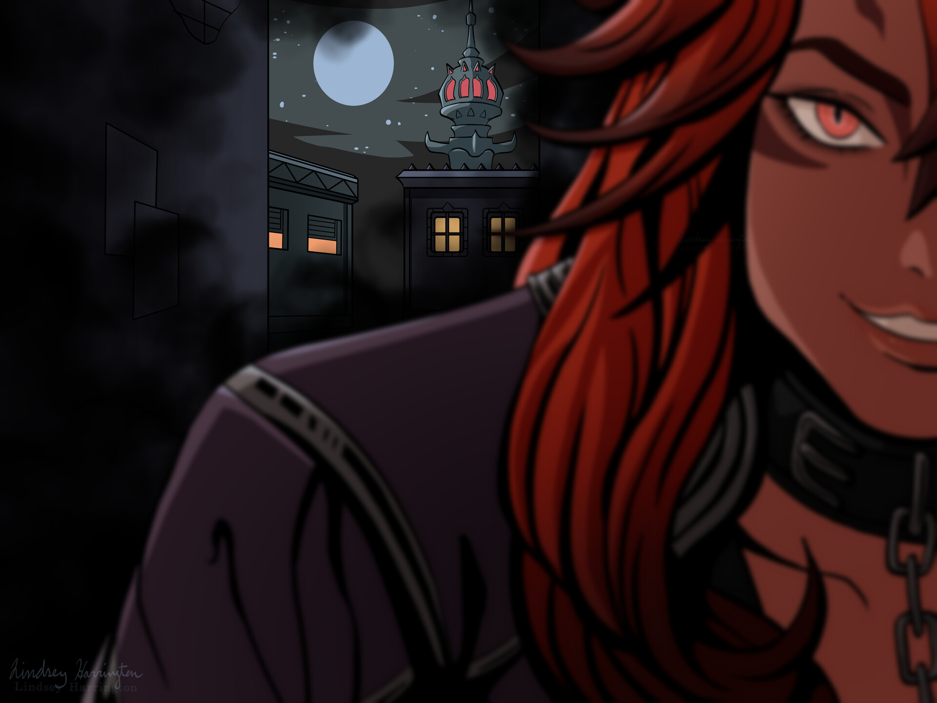 ArtStation - POV: You're getting choked to death by Vere in a dark alley