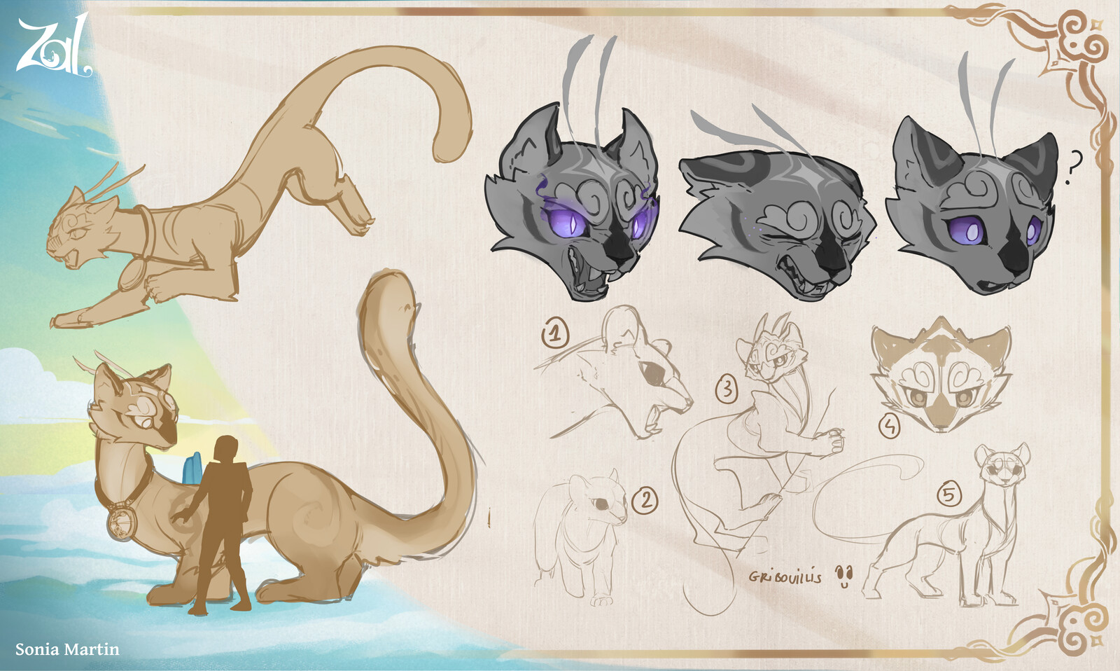 Sonia Martin - ZAL Short Movie - Character Design